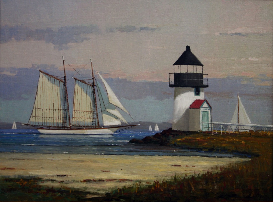- William W. Lowe Oil on Canvas - Rafael Osona Auctions Nantucket, MA