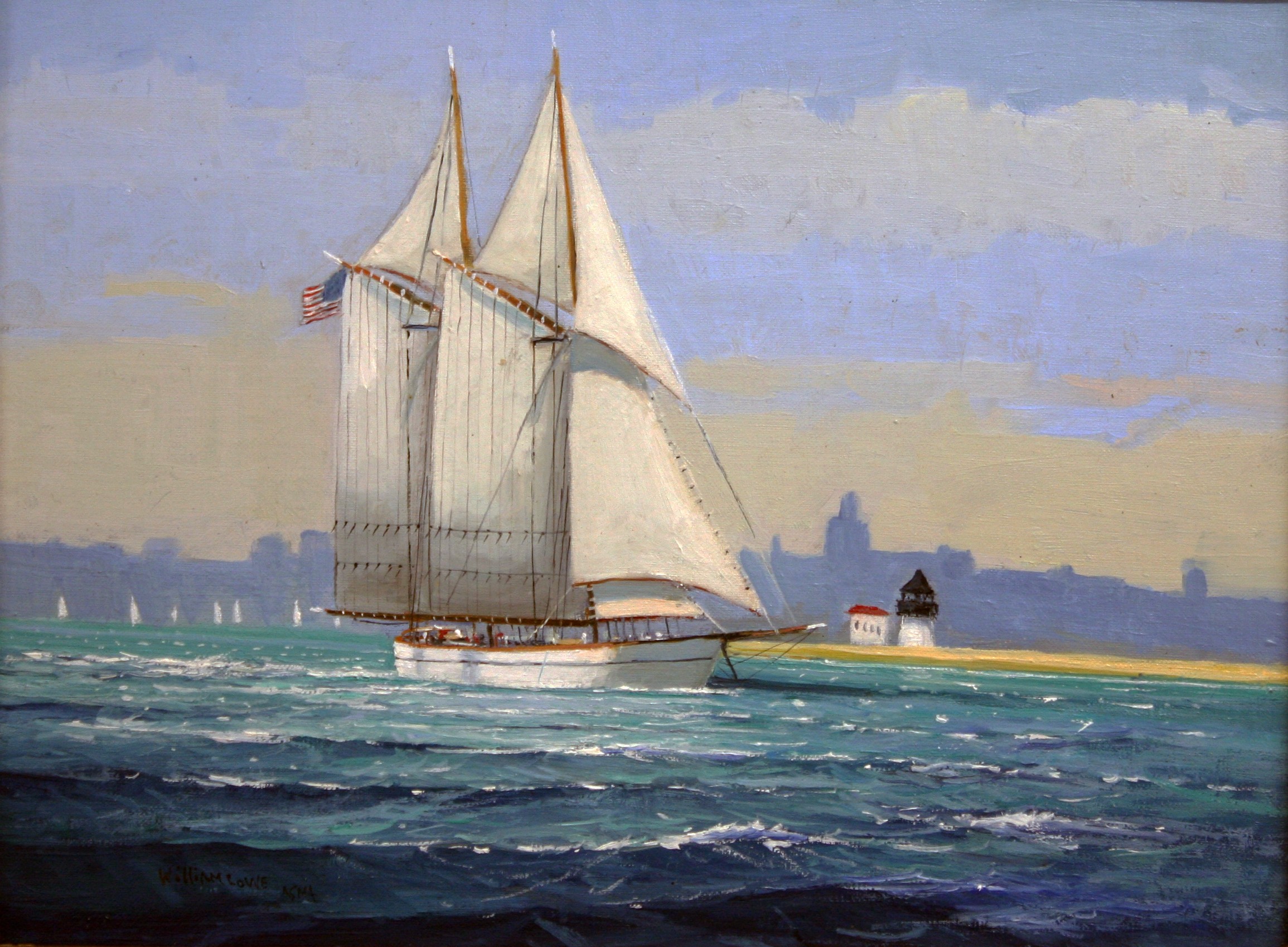 - William W. Lowe Oil on Linen - Rafael Osona Auctions Nantucket, MA