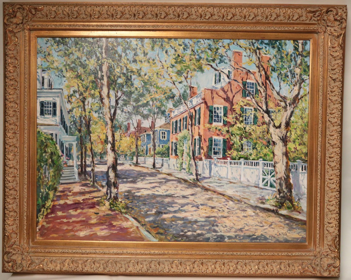 - William Welch Oil on Canvas - Rafael Osona Auctions Nantucket, MA