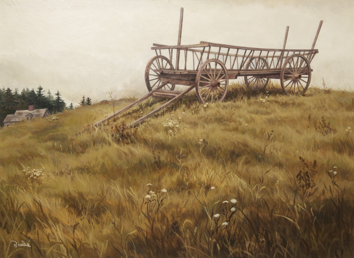 Alfred Brule - Alfred Brule Oil on Board "Haying Time" - Rafael Osona ...