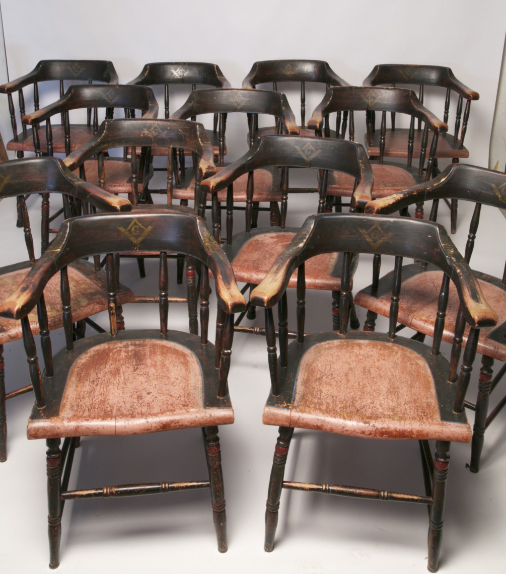Masonic - Set of Fifteen 19th Century New Hampshire Masonic Lodge ...