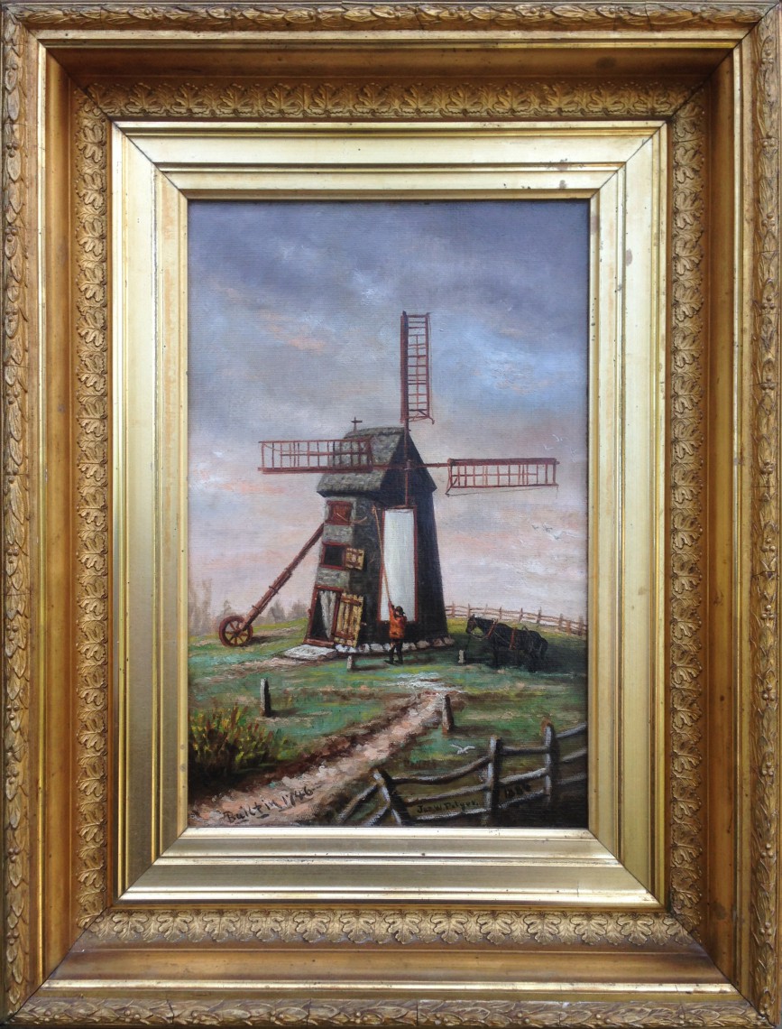 James Walter Folger - James Walter Folger Oil on Canvas "Old Mill ...