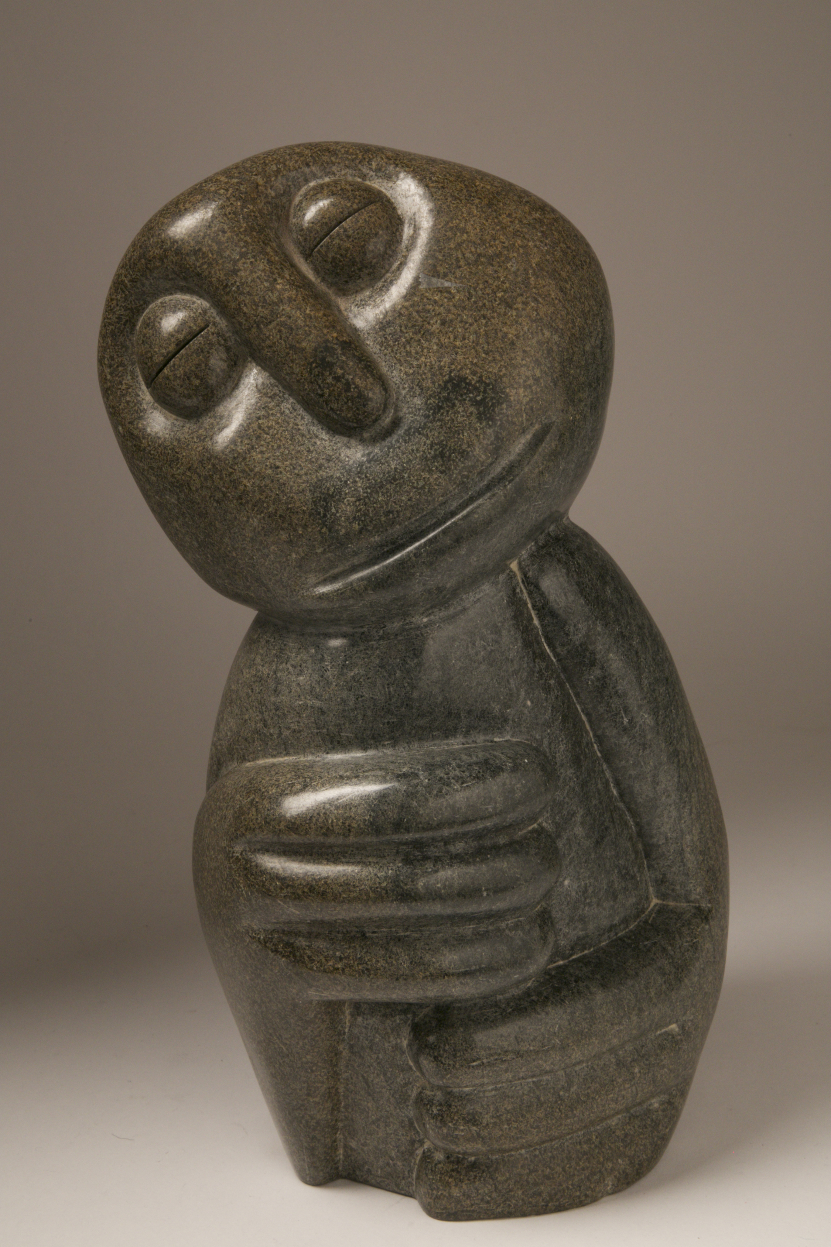 Fanizani Akuda - Fanizani Akuda Stylized Figure in Green Serpentine ...