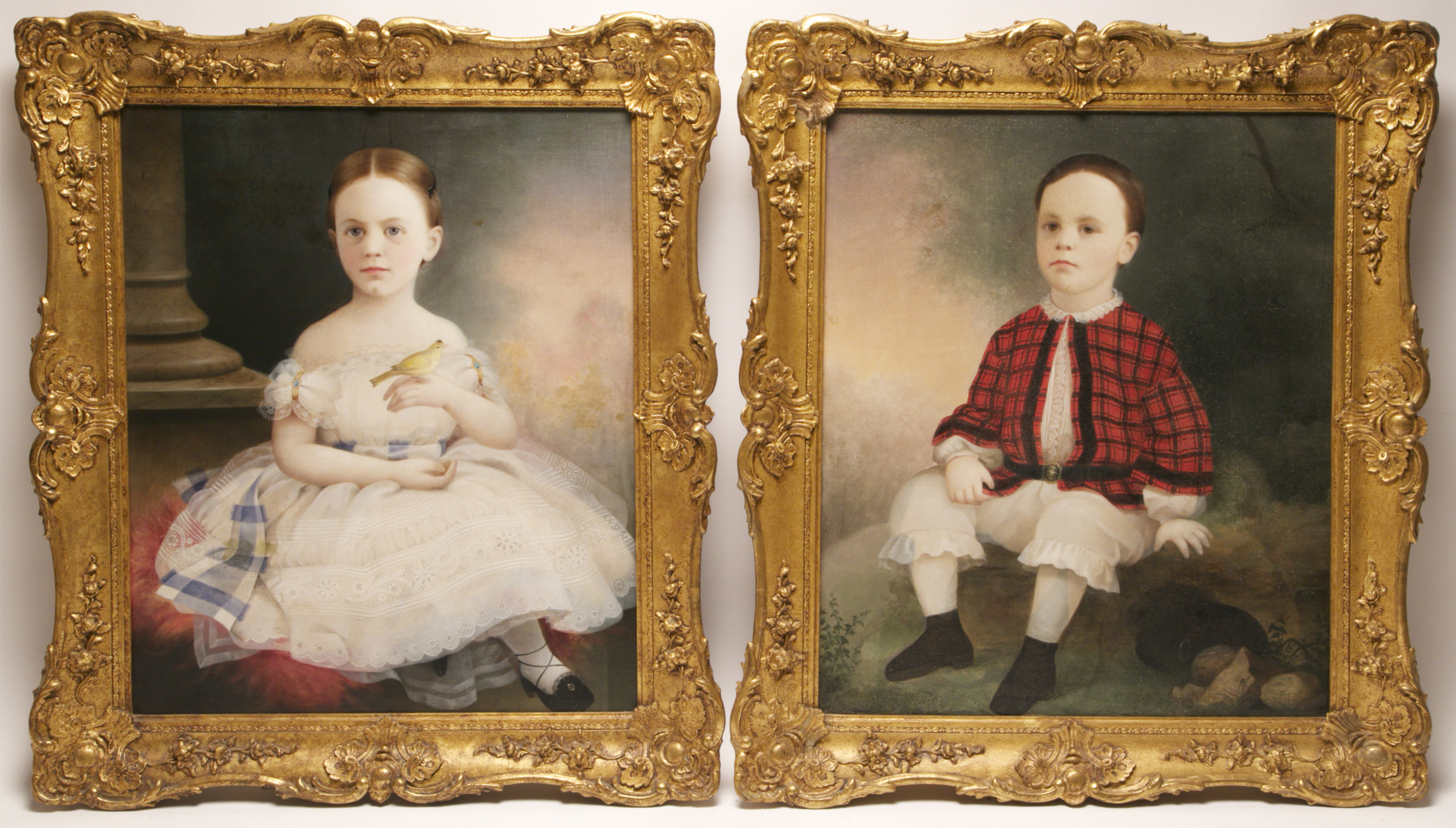 American School - American School "Alvah Ayres and his Sister Anna ...