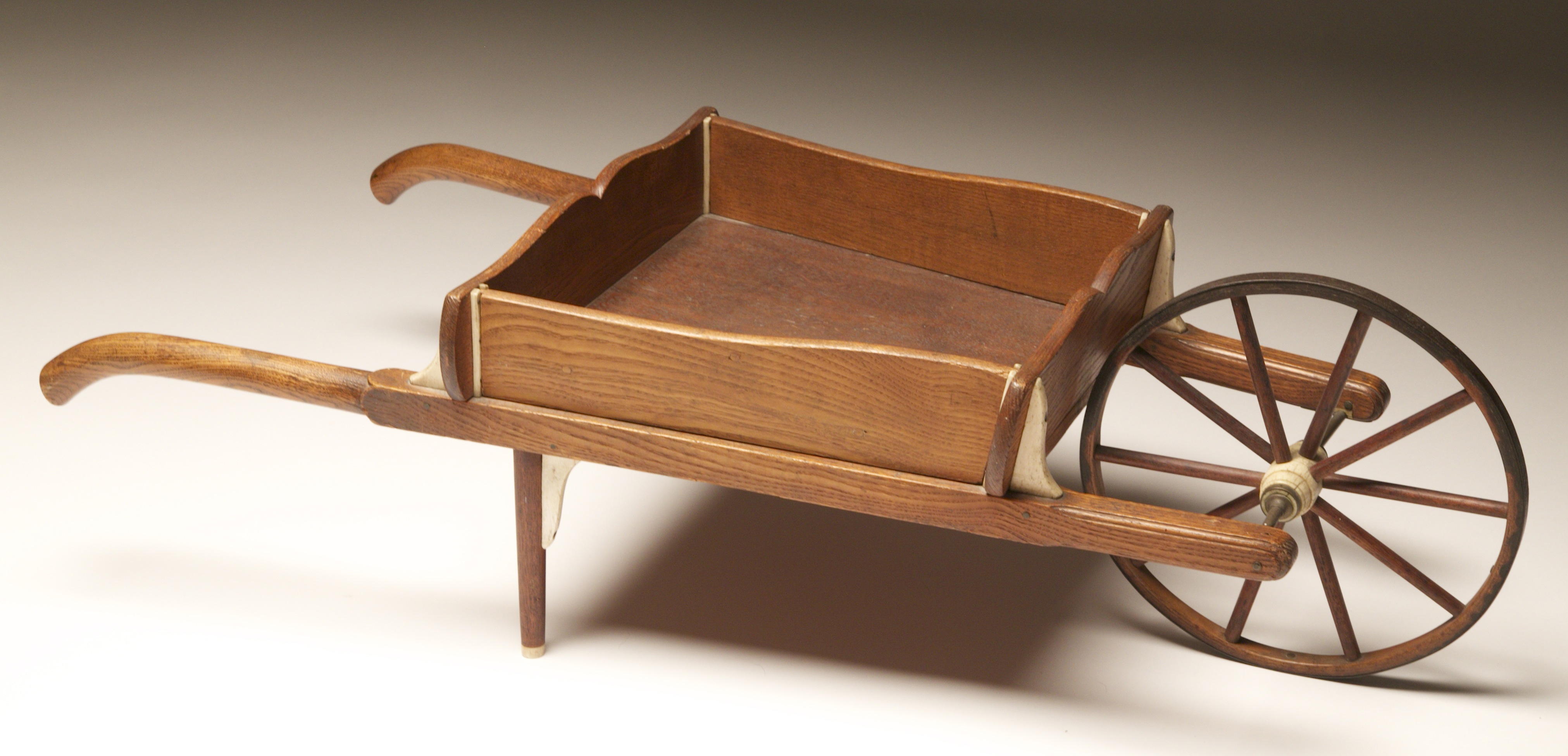 Sailor's Folk Art Wheelbarrow - Sailor's Folk Art Toy Whalebone Mounted ...