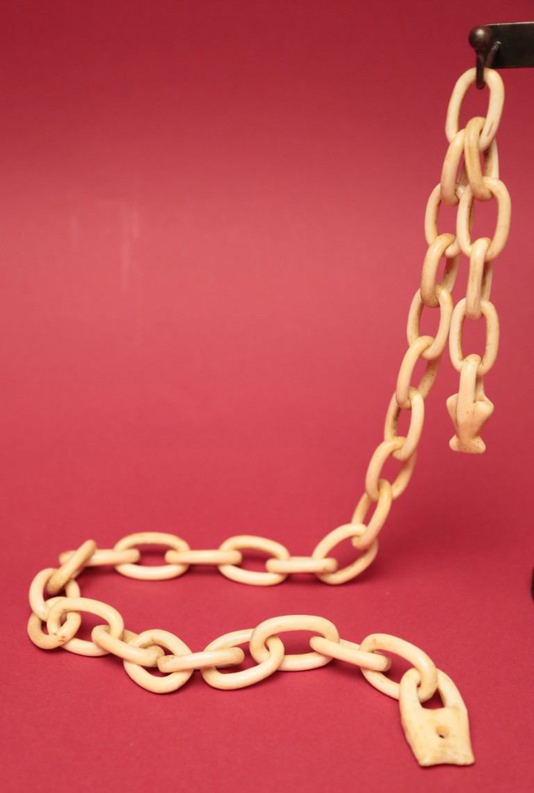 Shaman Chain - 19th Century Inuit Carved Walrus Ivory Shaman Chain ...