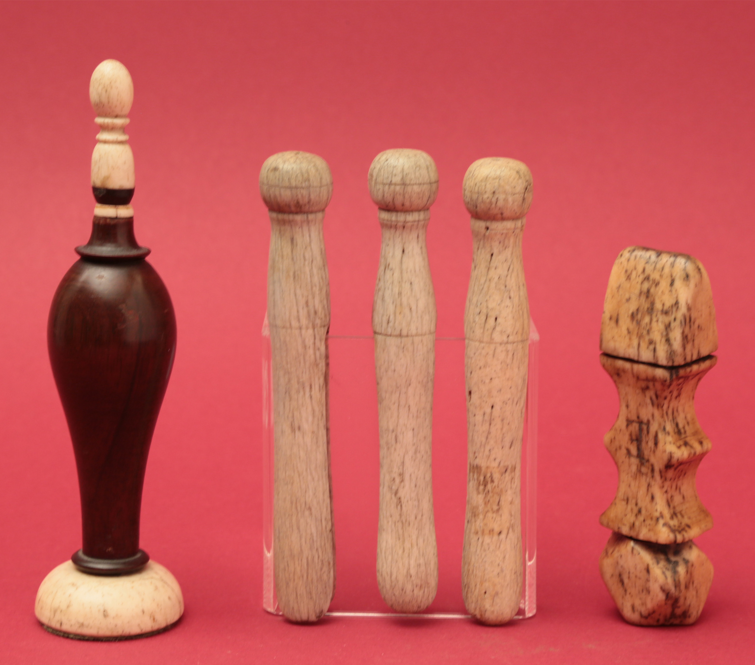 Seam Rubber - Vasiform Pickwick, Three Whalebone Clothespins and ...