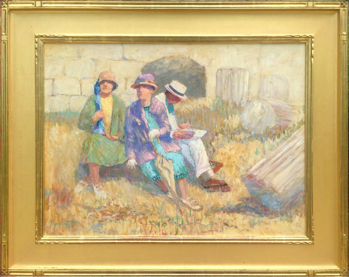 James Harrington - James Harrington Oil on Canvas "En Plein Air ...