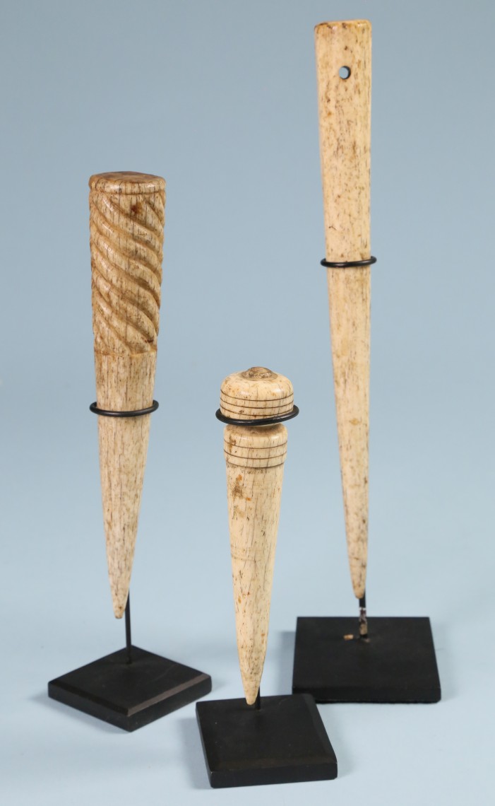 Fids - Three 19th Century Whalebone Fids - Rafael Osona Auctions ...
