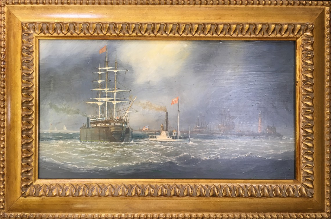 Frederick Tordoff - Frederick Tordoff Oil on Board "Camel's at Brant ...