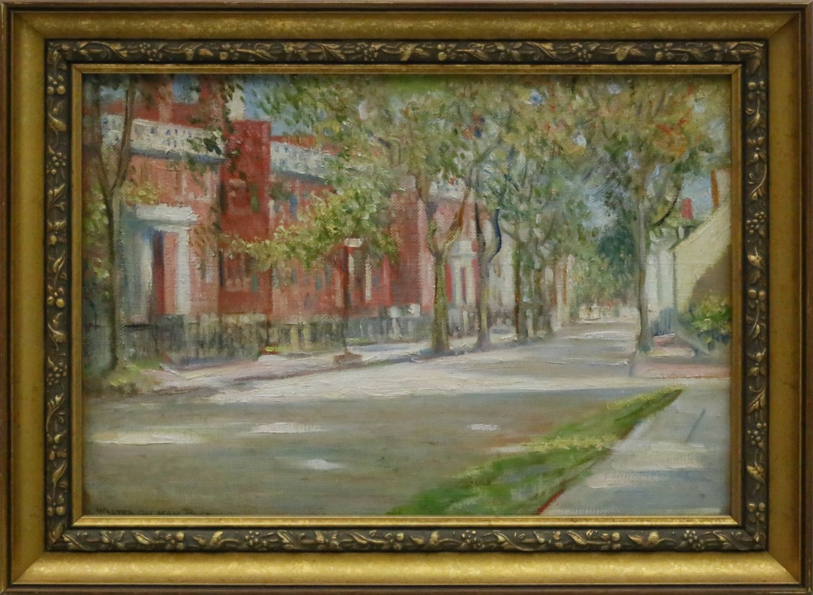 Walter Gilman Page - Walter Gilman Page Oil on Artist’s Board “Main ...