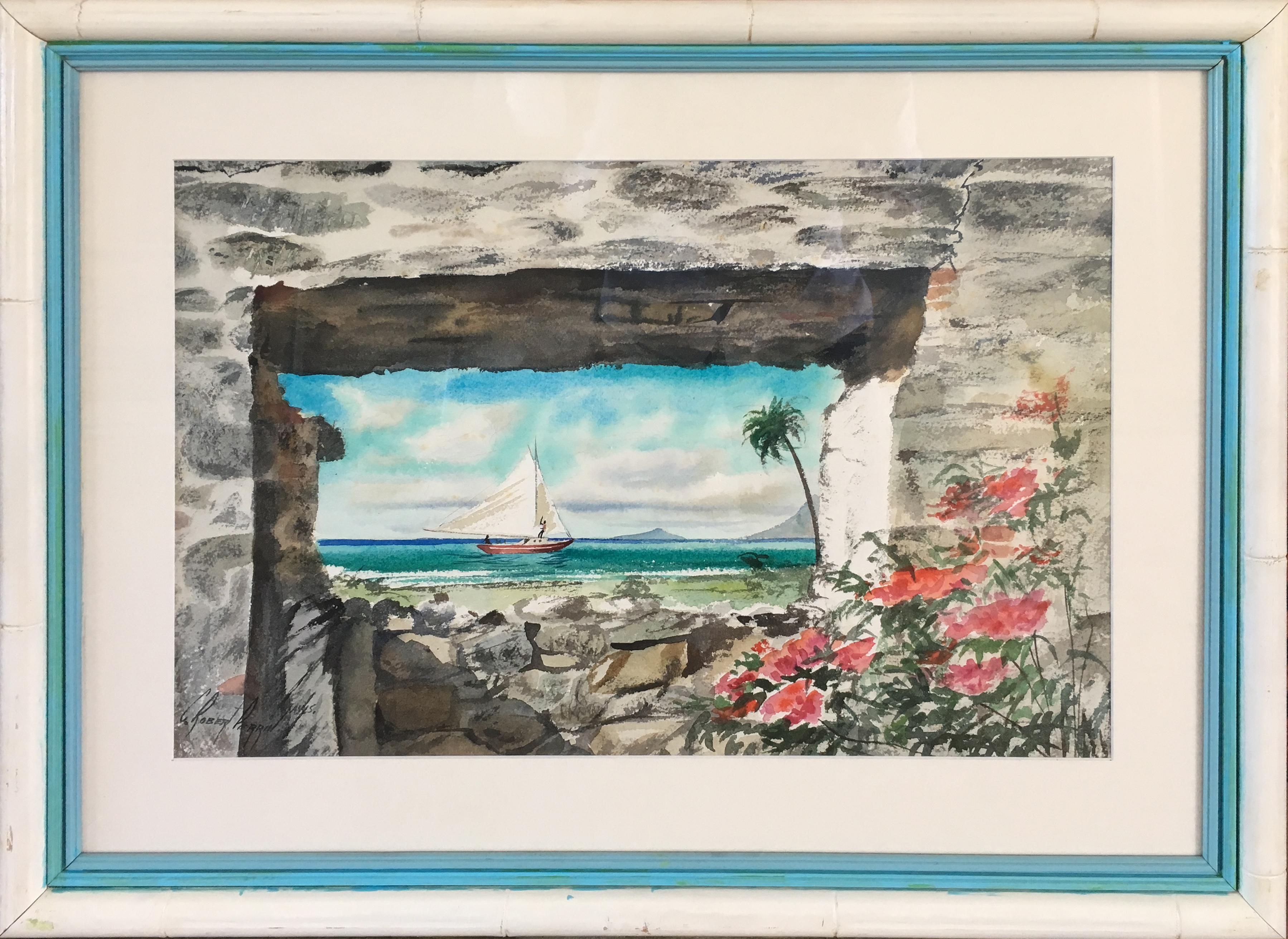 Charles Robert Perrin - Charles Robert Perrin Watercolor on Paper "A ...
