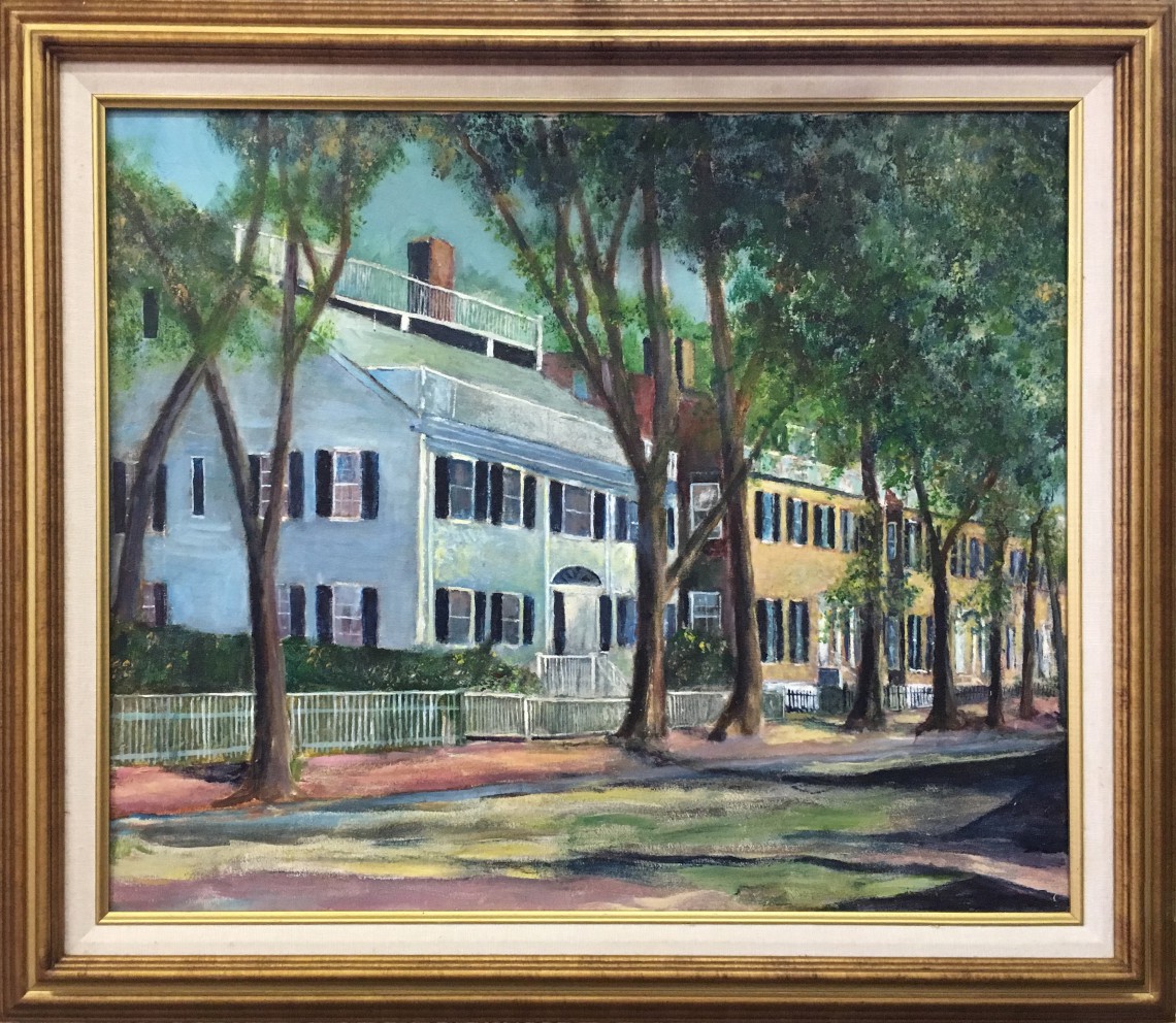 William Pettit - William Pettit Oil on Canvas "99 Main Street" - Rafael ...