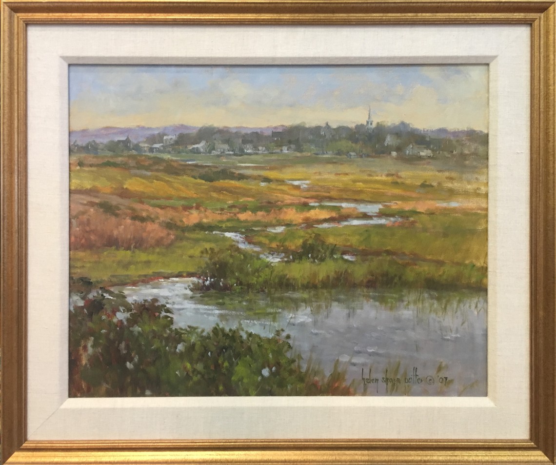 Potter - Helen Sharp Potter Oil on Canvas "Marsh Tapestry" - Rafael ...