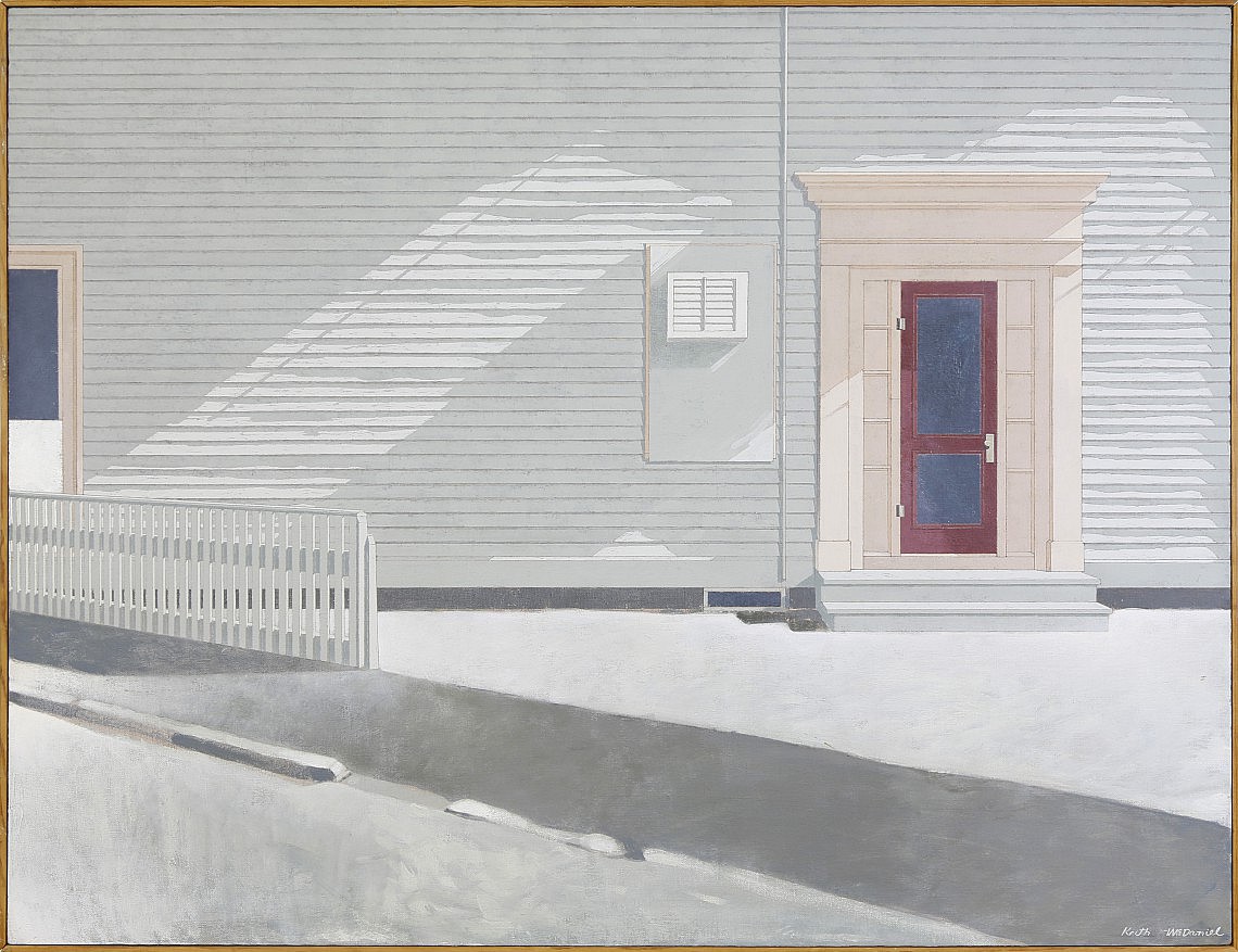 Keith McDaniel - Keith McDaniel Oil on Canvas "Nantucket Red Screen ...