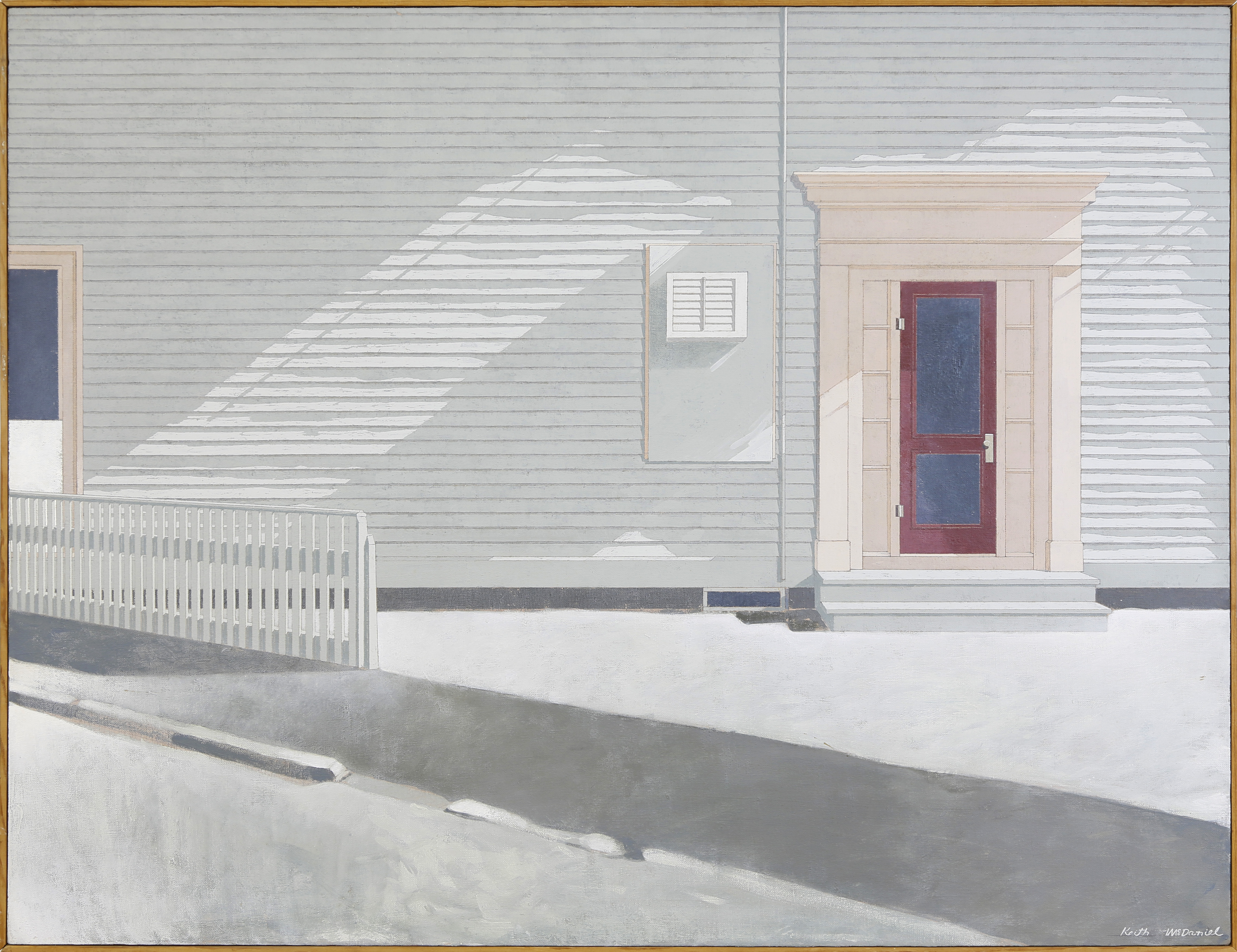 Keith McDaniel - Keith McDaniel Oil on Canvas "Nantucket Red Screen ...