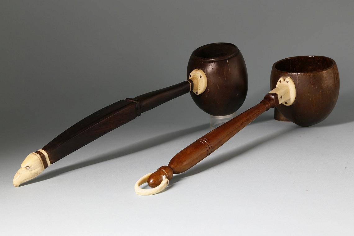 Rum Dipper - Whaleman Made Whale Ivory, Rosewood, and Coconut Rum ...