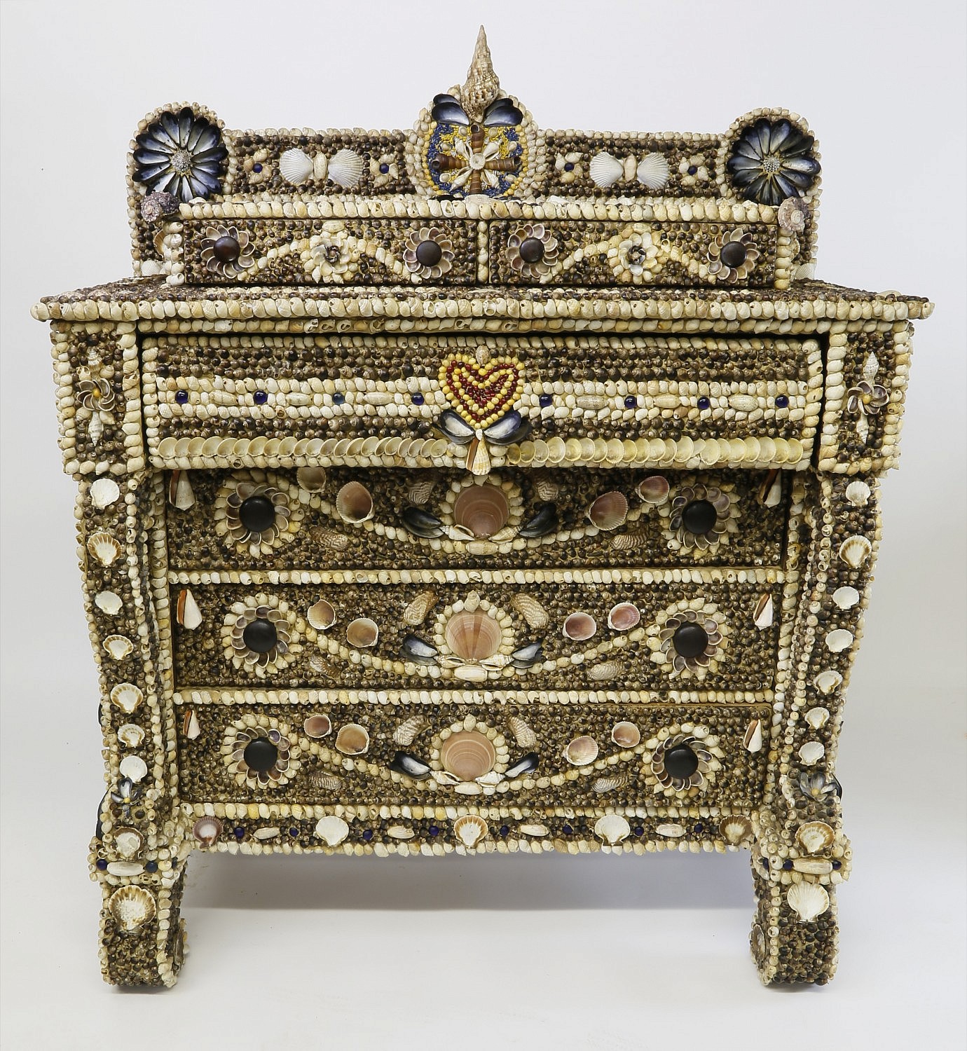 Chest of Drawers - American Shell-Encrusted Chest of Drawers - Rafael ...