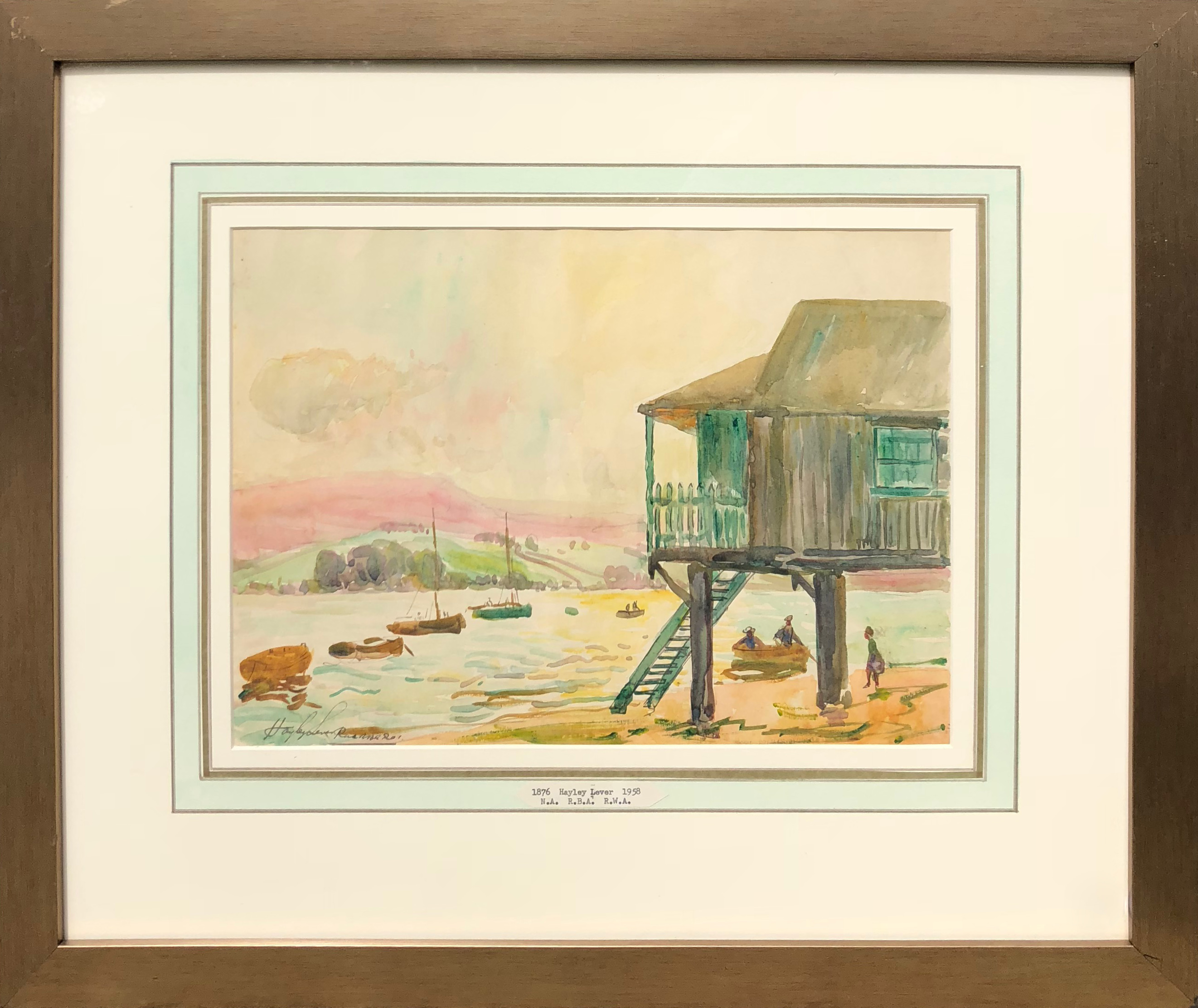 Richard Hayley Lever - Richard Hayley Lever Watercolor on Paper "River ...