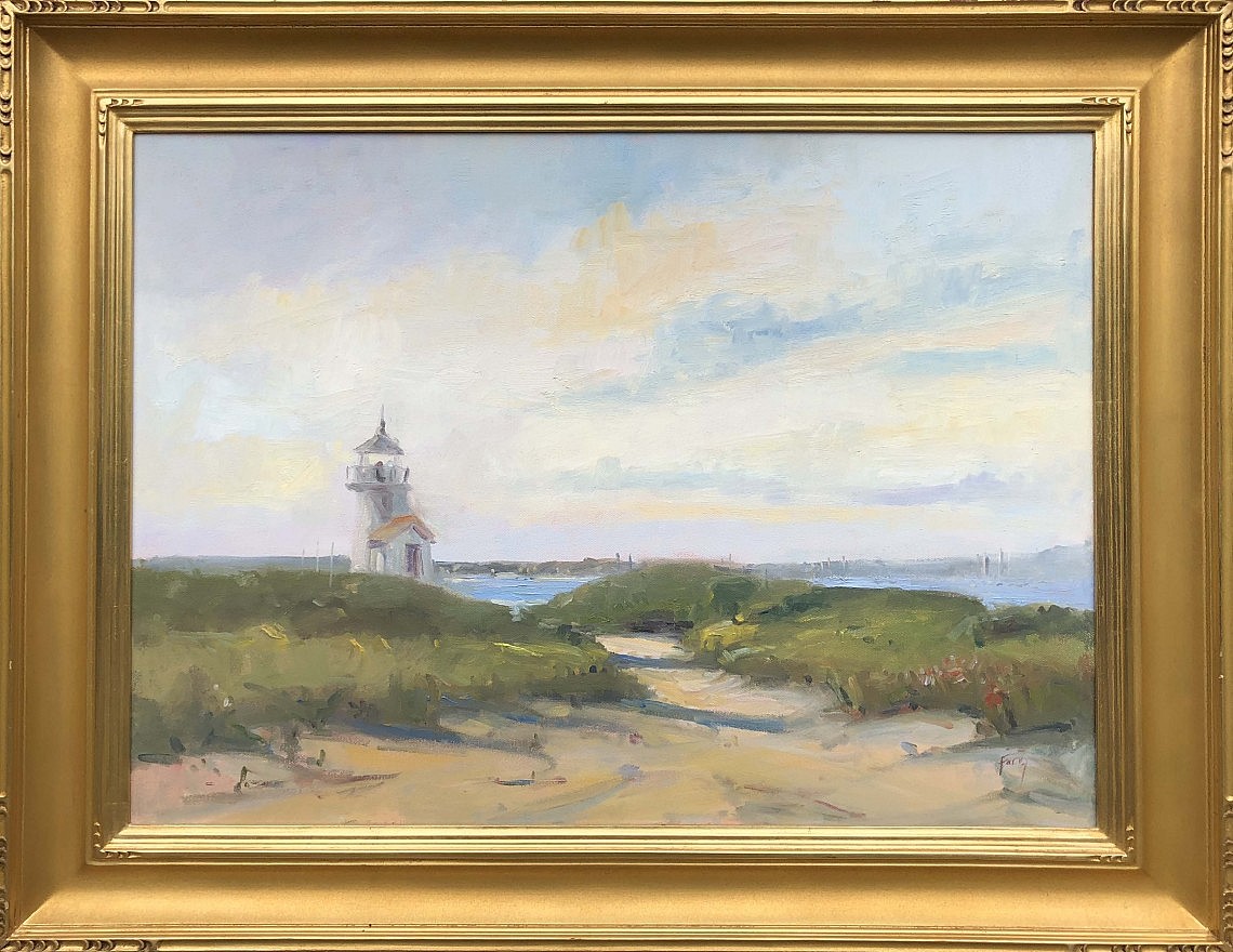 Elle Foley - Elle Foley Oil on Canvas "Brant Point Light" - Rafael ...