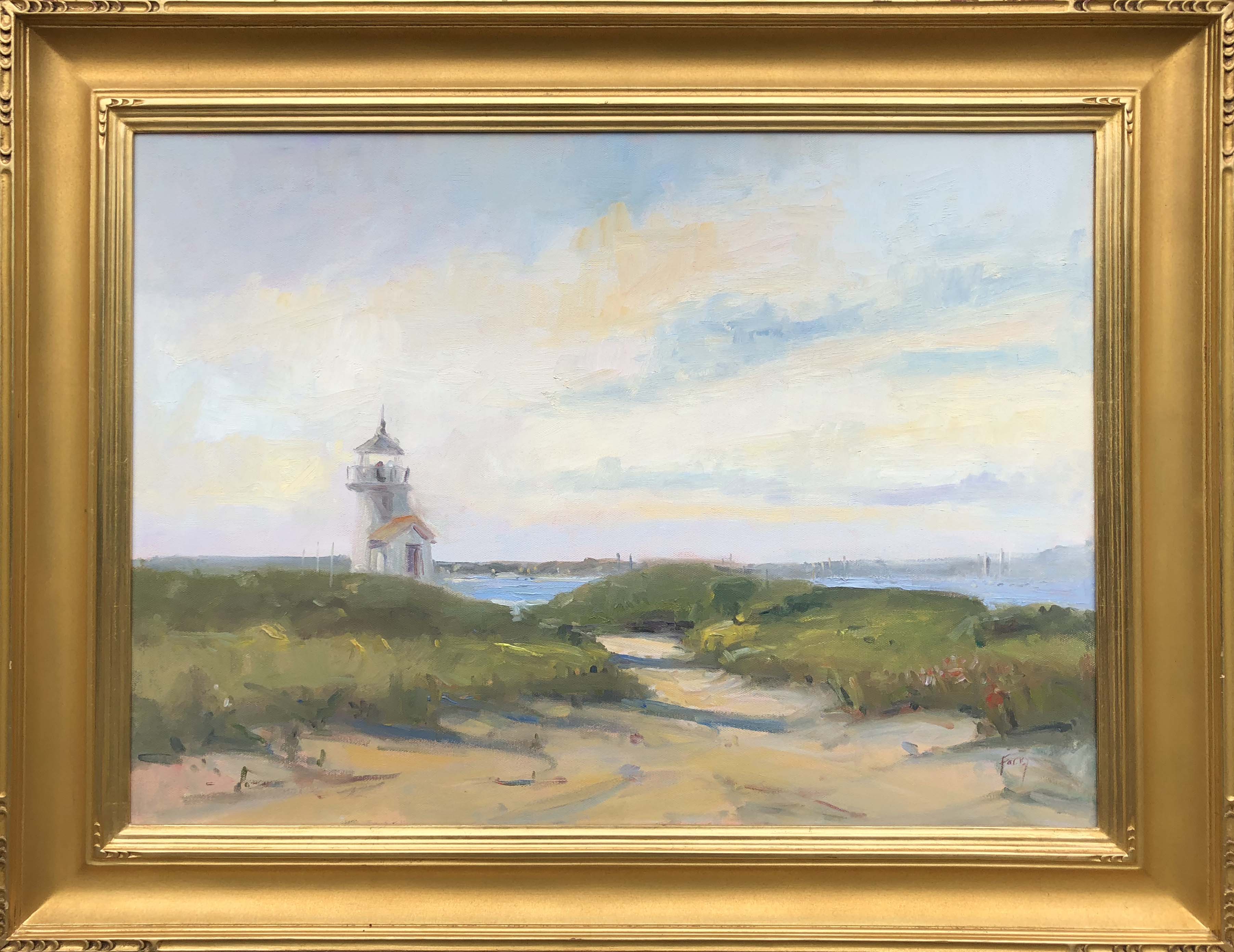 Elle Foley - Elle Foley Oil on Canvas "Brant Point Light" - Rafael ...