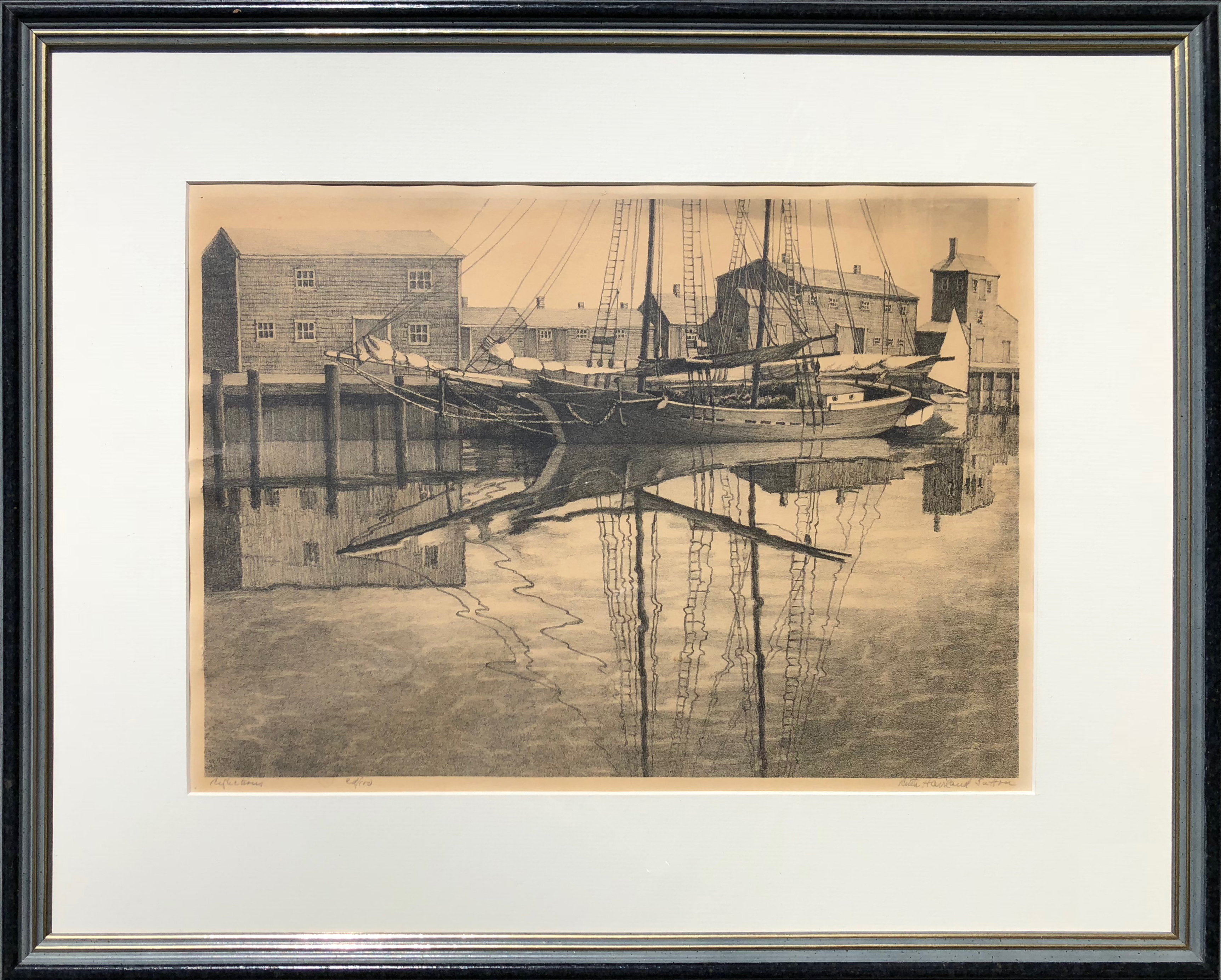 Ruth Haviland Sutton - Ruth Haviland Sutton Black and White Etching ...