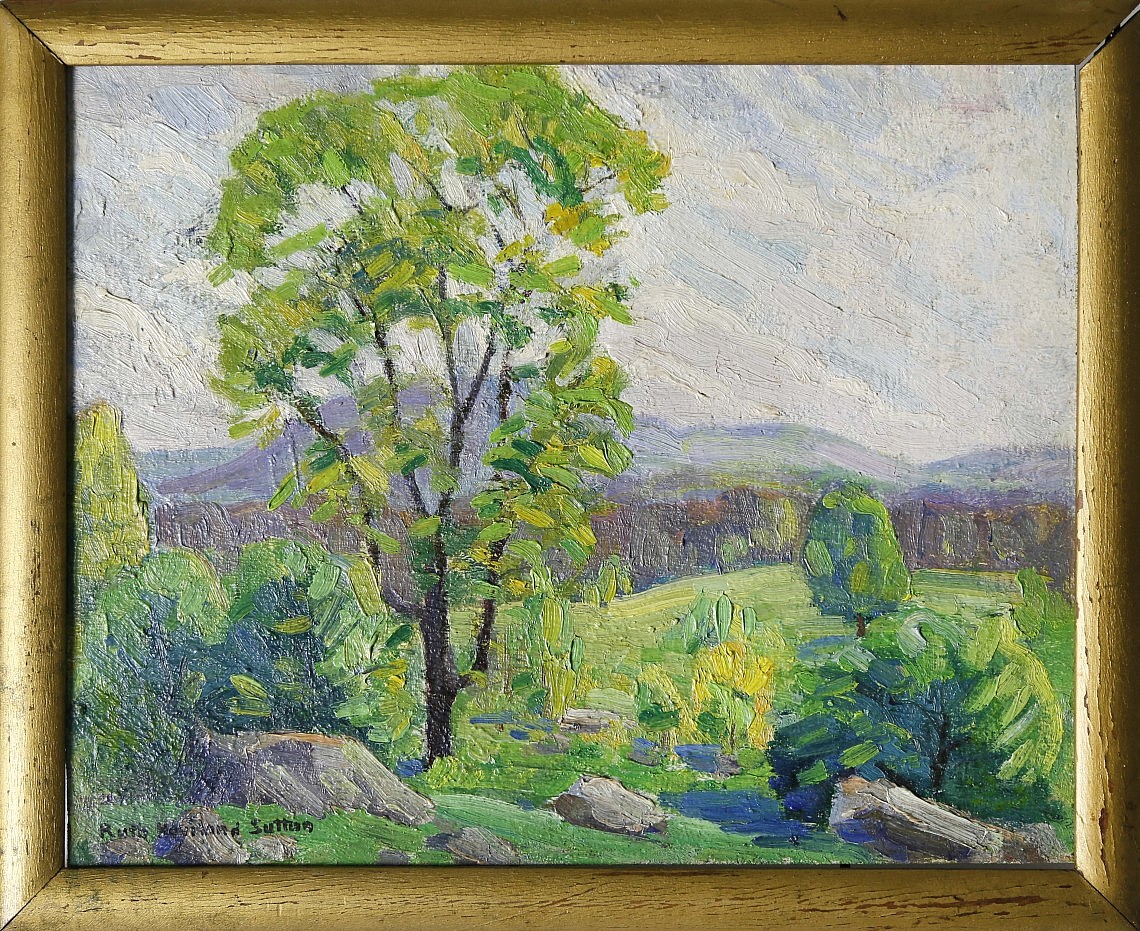 Ruth Haviland Sutton - Ruth Haviland Sutton Oil on Artist Board "Spring ...
