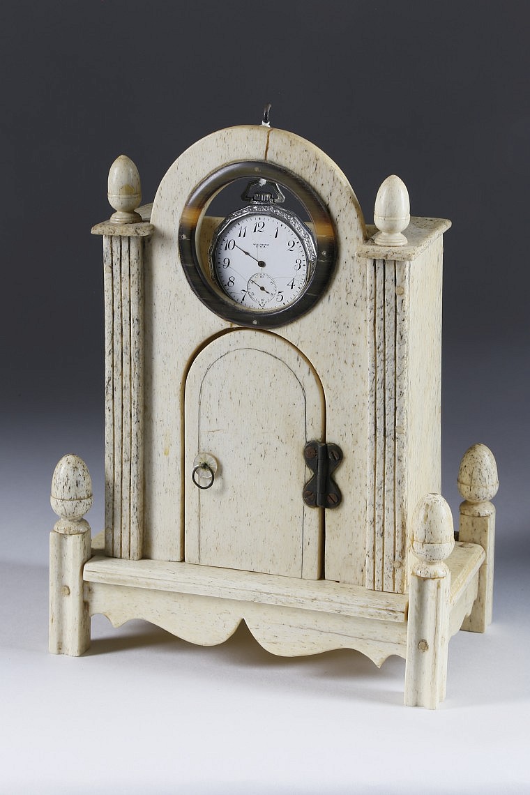 Watch Hutch - Whaleman Carved Whalebone Watch Hutch, circa 1850 ...