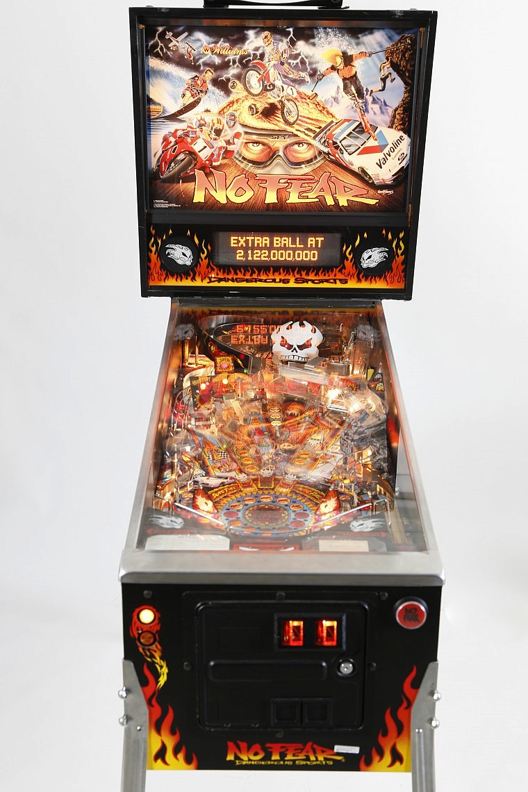 Pinball Machine - "No Fear" Pinball Machine by The Williams Electronic ...