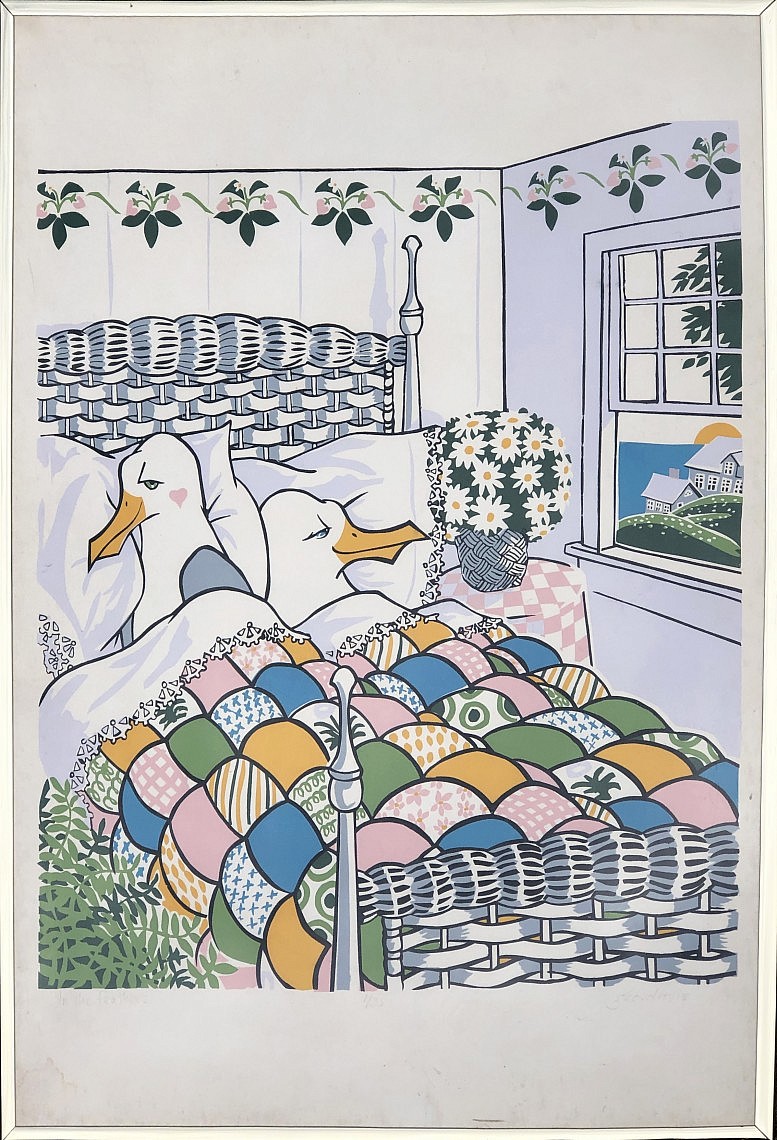 George Davis - George Davis Limited Edition Lithograph "In the Feathers ...