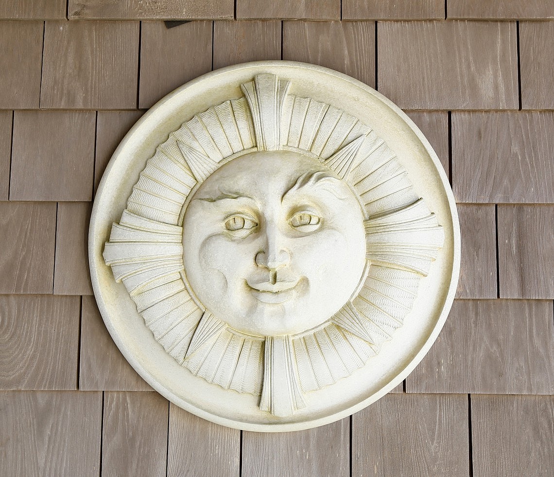 Sun Face - Round Poured Plaster "Sun Face" - Rafael Osona Auctions ...