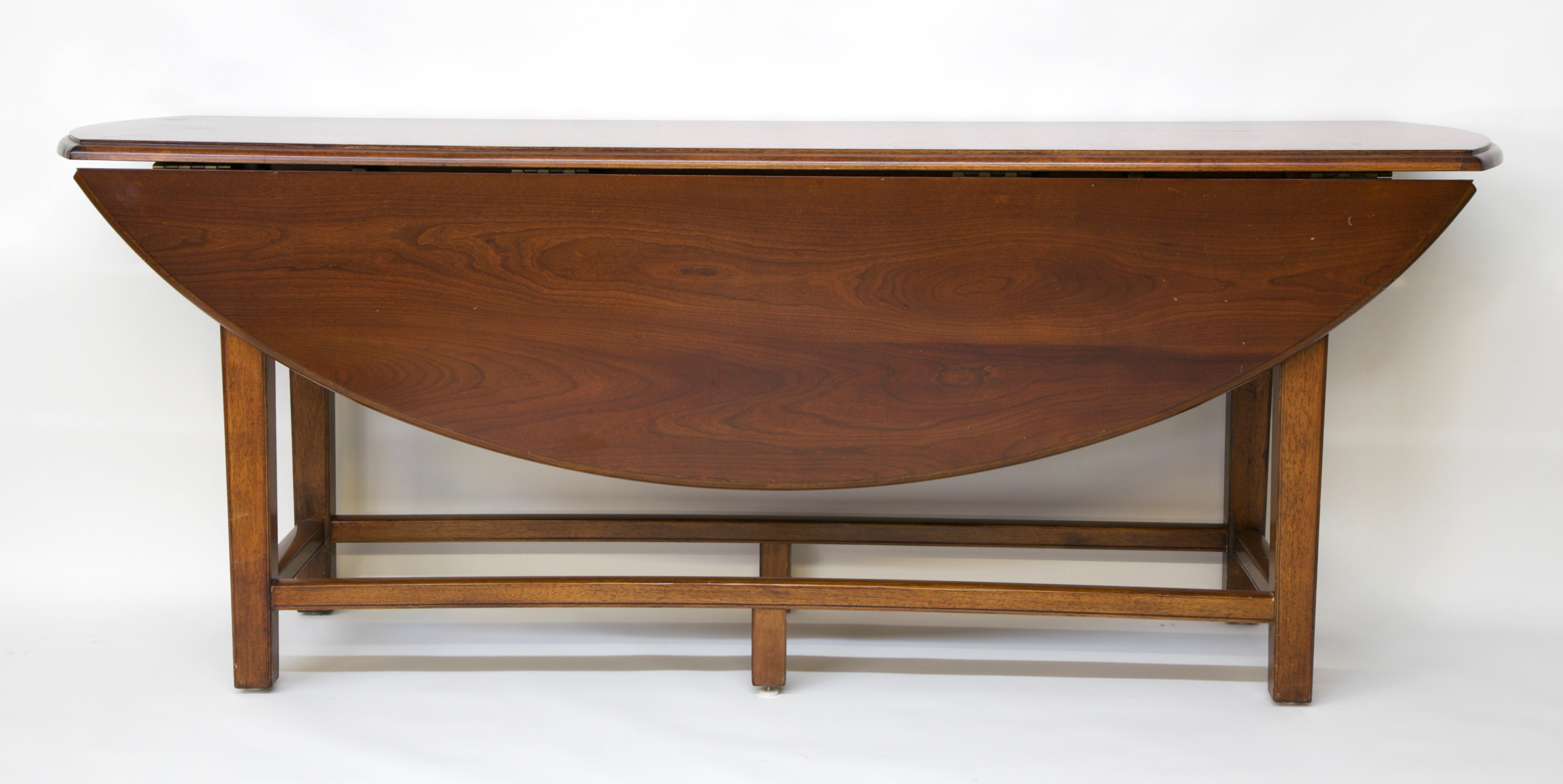 Drop Leaf Dining Table - Custom Mahogany Gate Leg Hepplewhite Style ...
