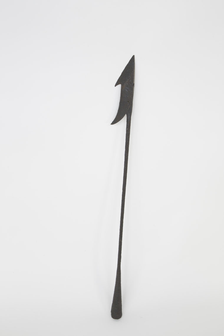 Temple Style Single Fluke Toggle Harpoon - Wrought Iron Toggle Whaling ...