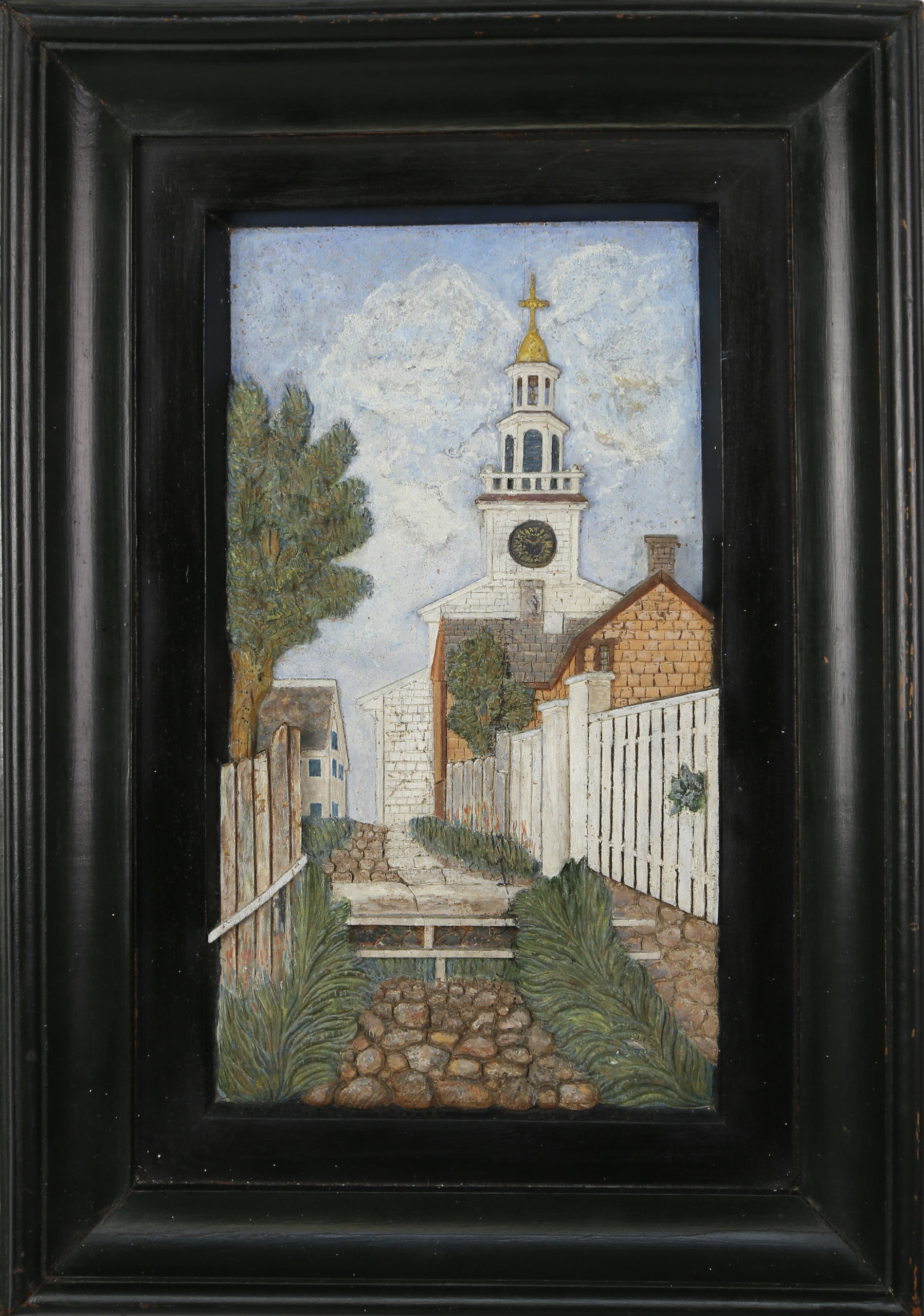 James Walter Folger Stone Alley Nantucket Wood Carving - James Walter ...