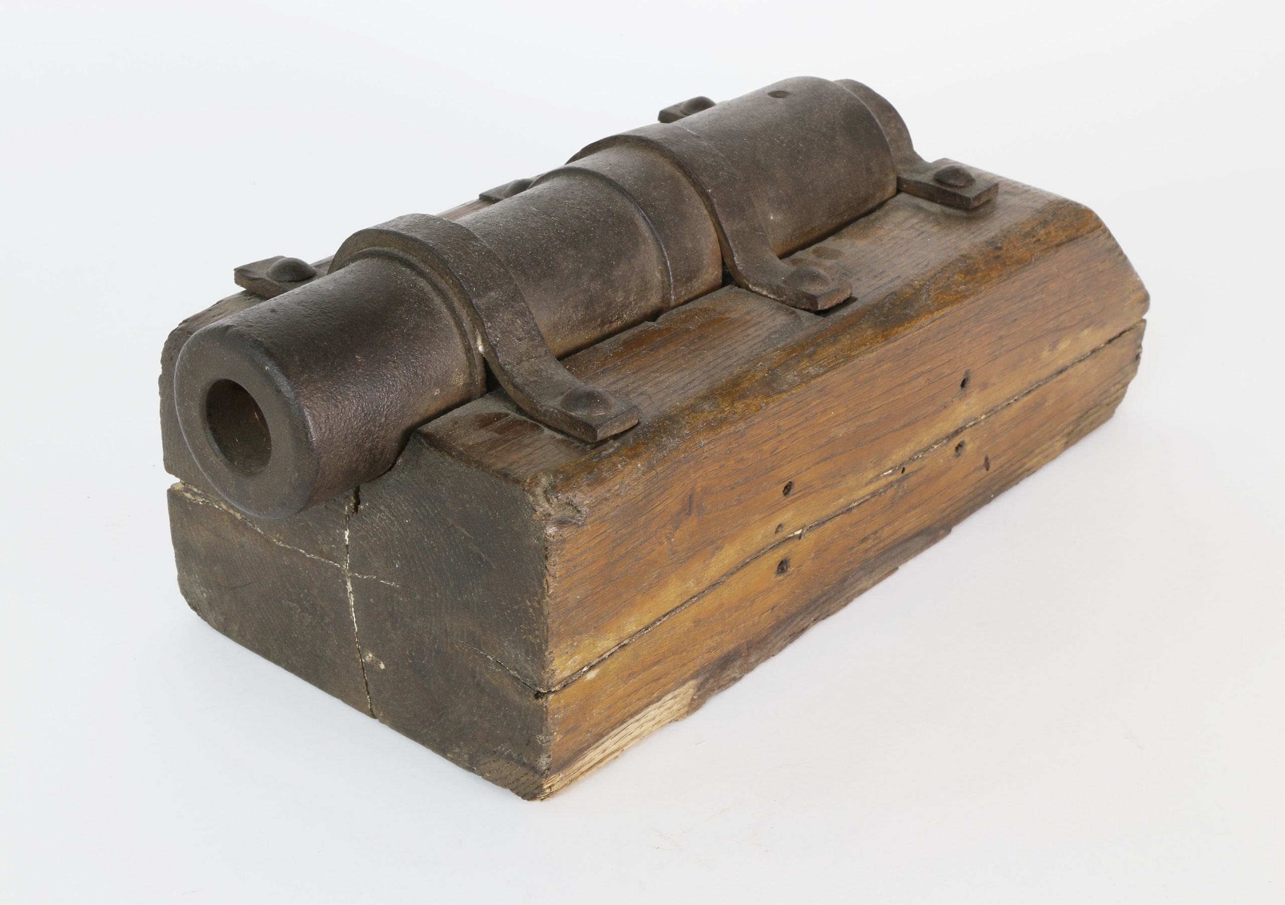 Iron Signal Cannon - Iron and Wood Ship’s Signal or Line-throwing ...