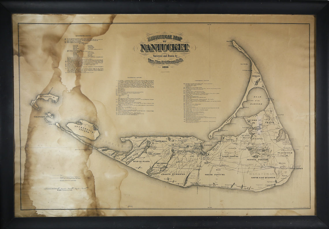 Historical Map of Nantucket - Historical Map of Nantucket Surveyed and ...