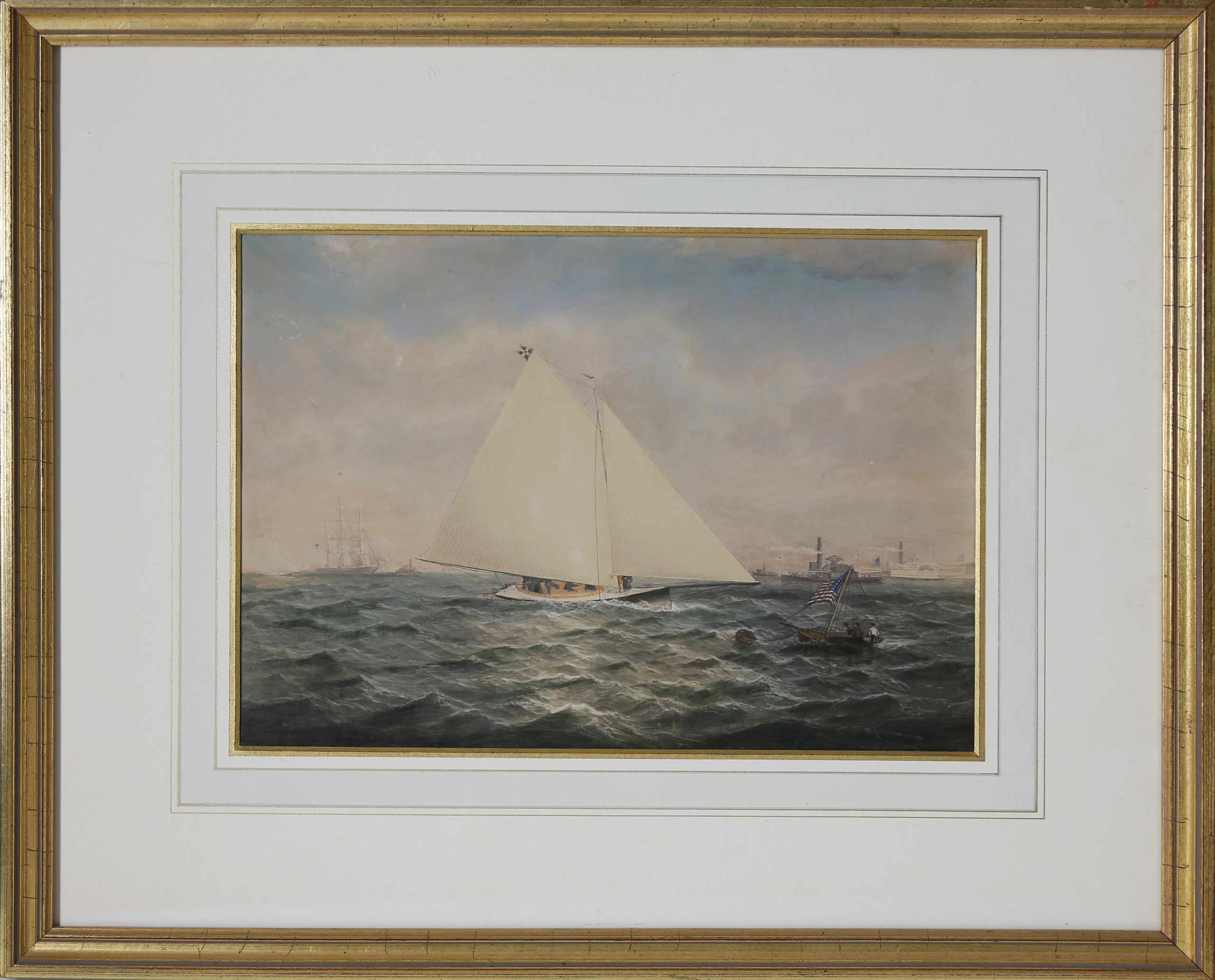 Conrad Freitag Watercolor The Sloop Matisse - Conrad Freitag Watercolor ...