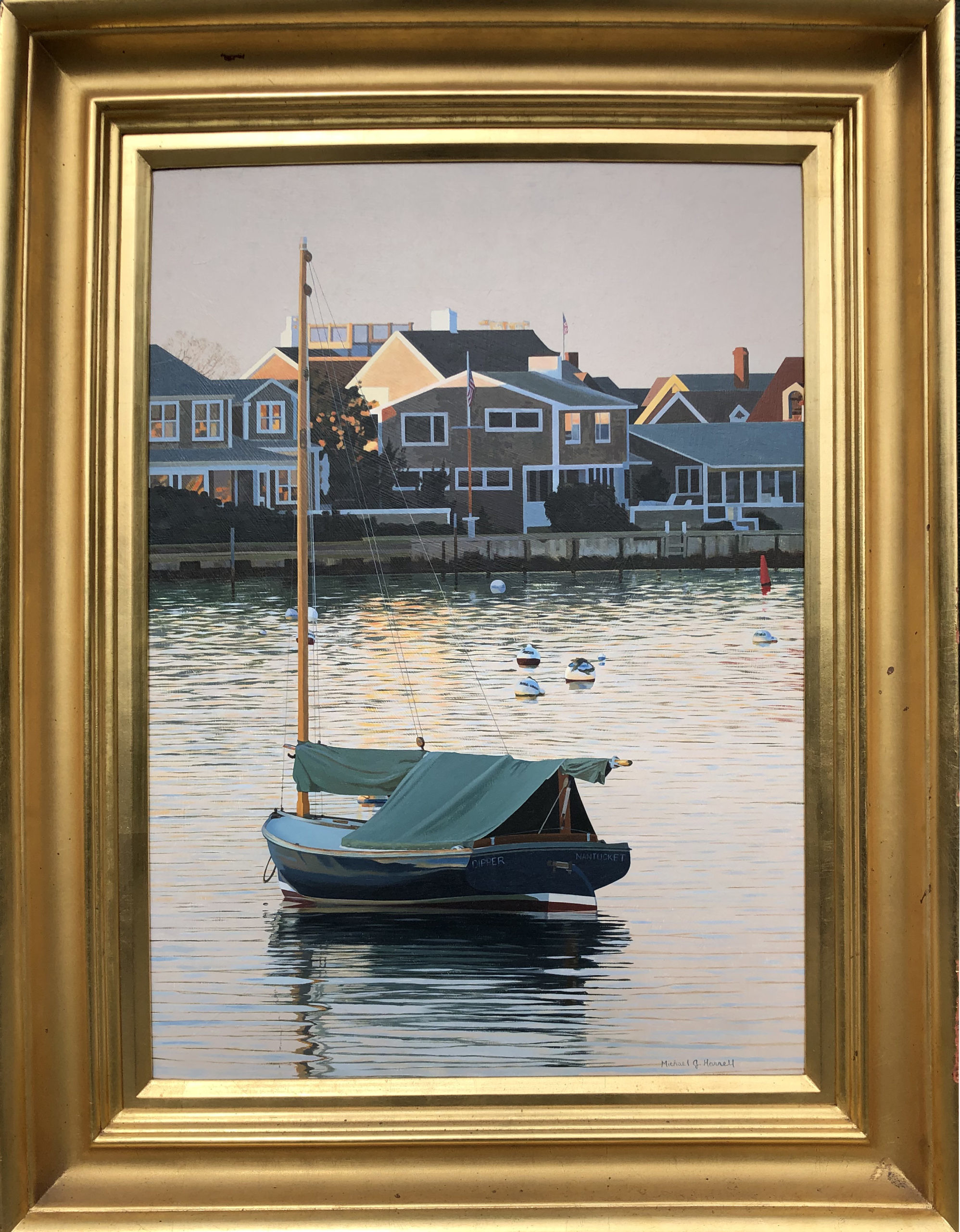 Michael J. Harrell Oil on Artist Board - Michael J. Harrell Oil on ...