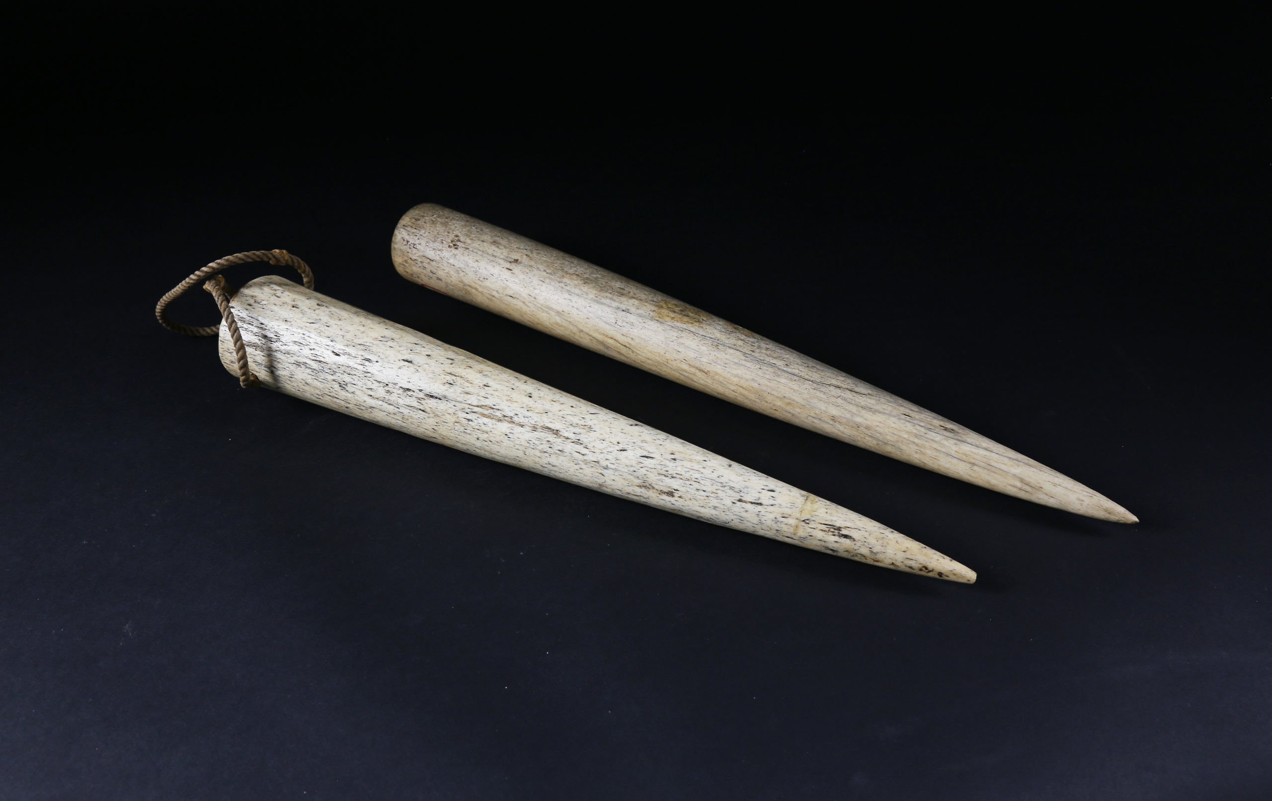 Two Whaler Made Whalebone Turned Fids - Two Whaler Made Whalebone ...