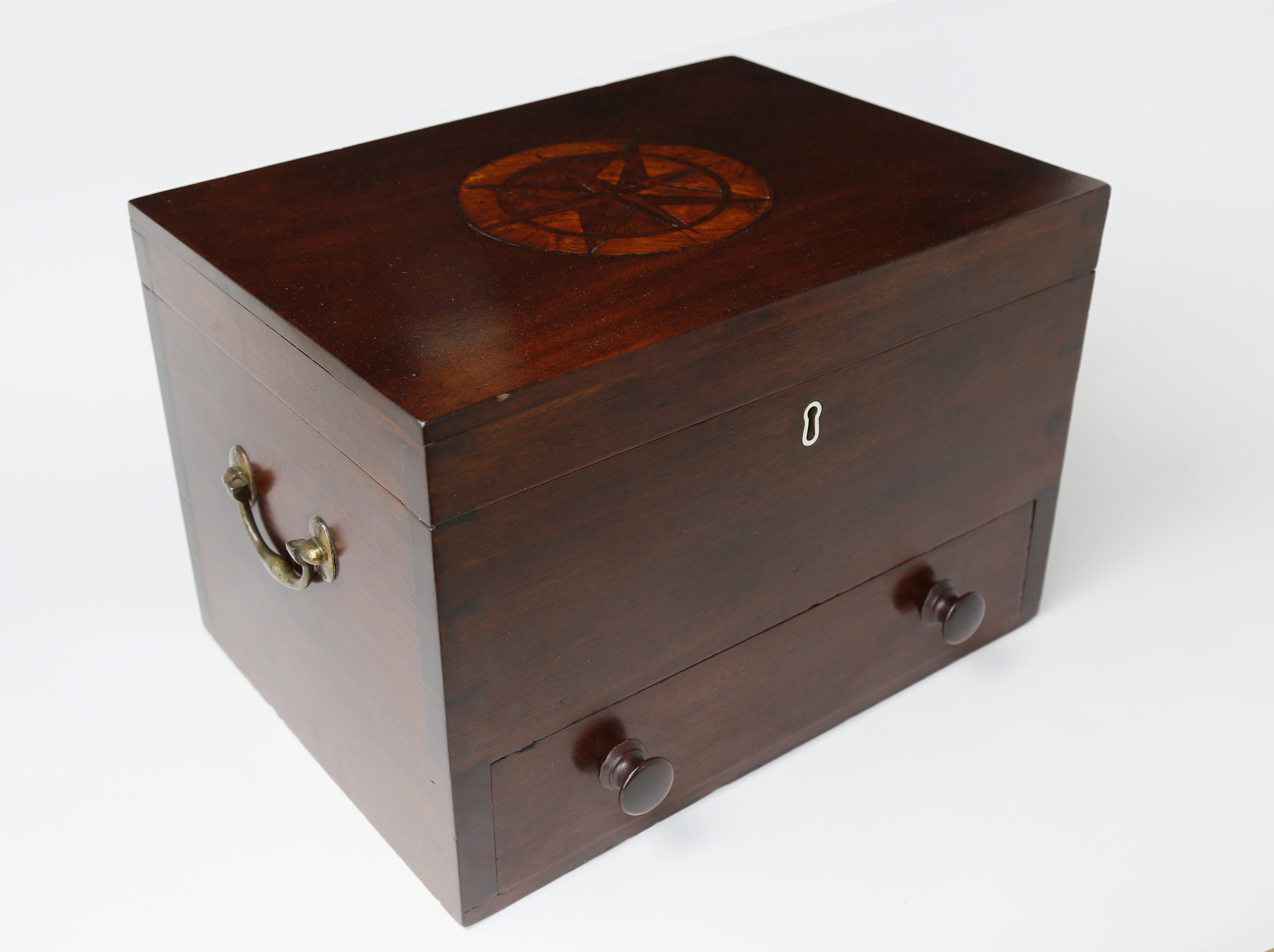 Mahogany Ship's Doctor's Medicine Chest - Mahogany Ship's Doctor's ...