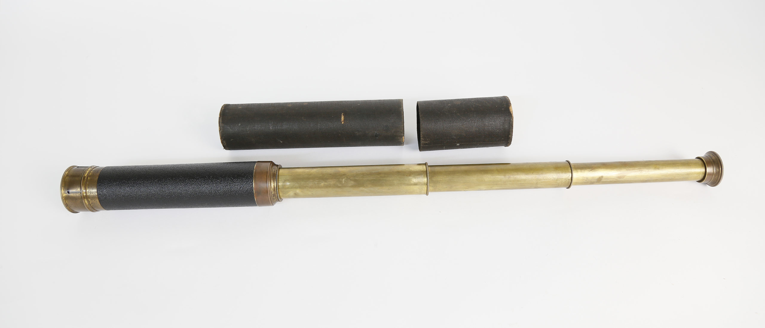 Antique French 3 Draw Spy Glass - French 3 Draw Spy Glass, 19th Century ...