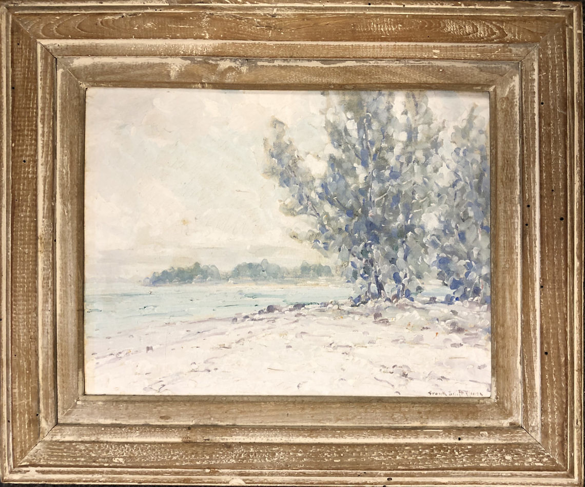 Frank Swift Chase Oil on Artist Board Tropical Scene - Frank Swift ...