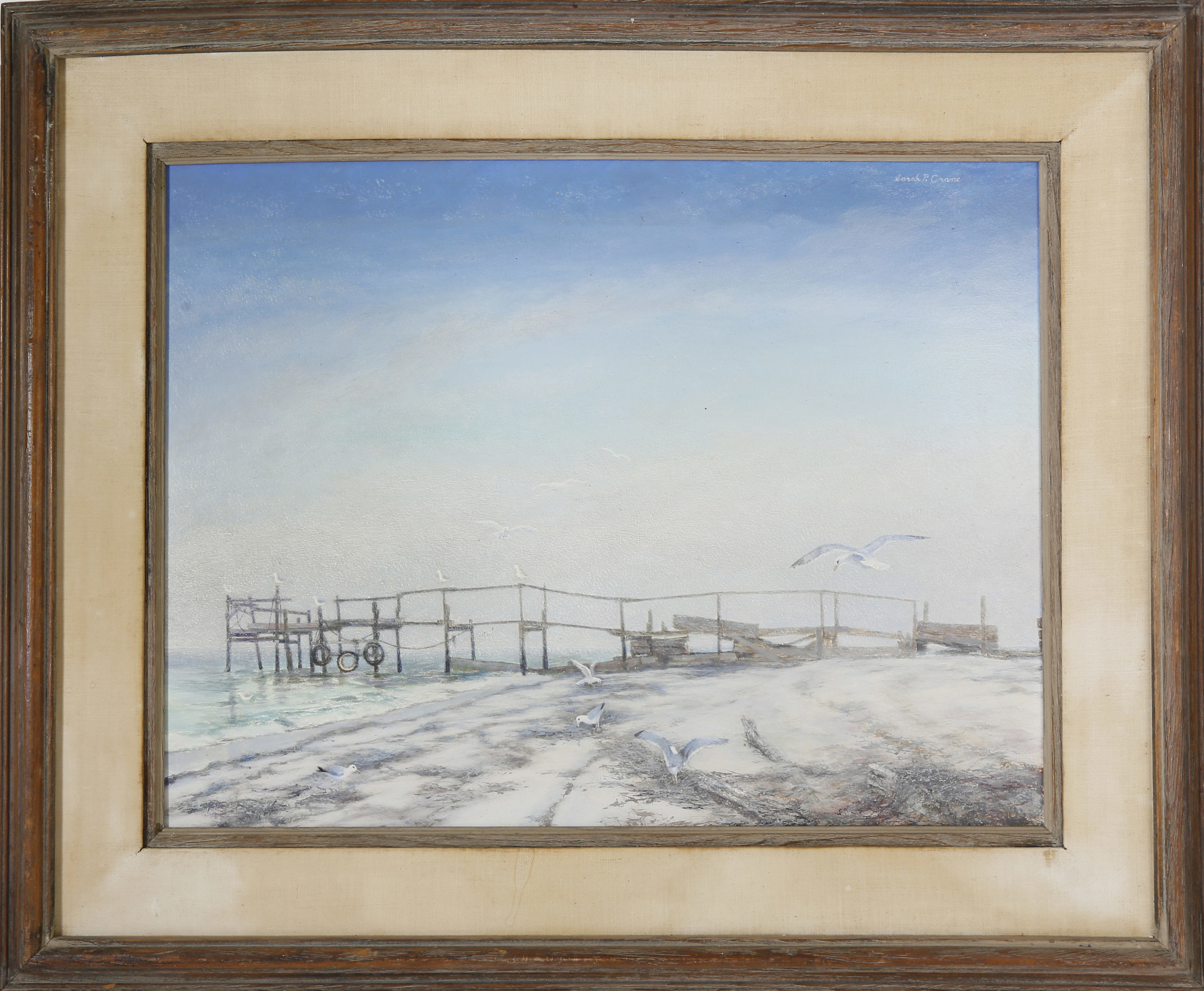 Sarah Perry Crane Nantucket Painting - Sarah Perry Crane Tempera on ...