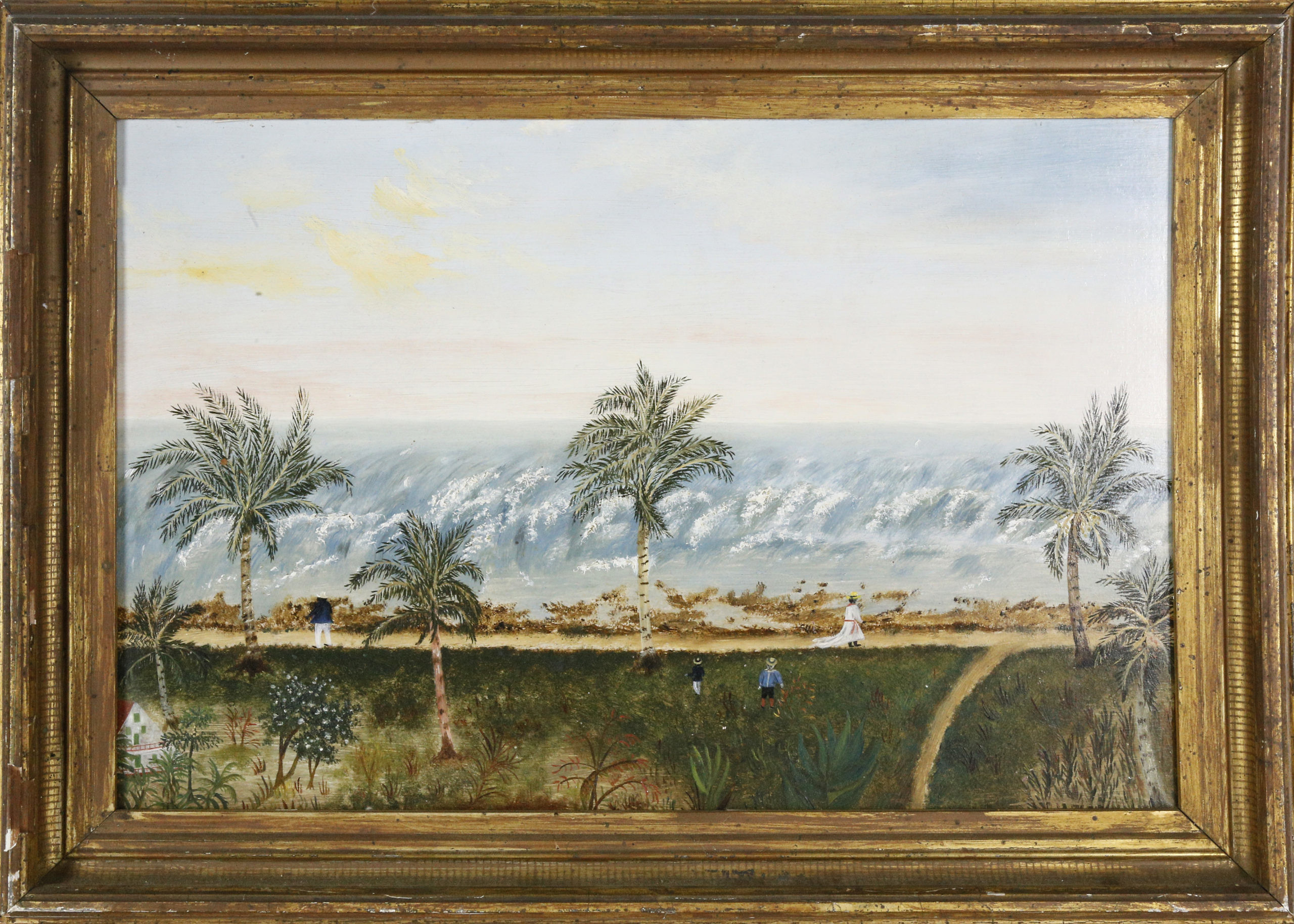 Southern Folk Art Oil on Canvas - Southern Folk Art Oil on Canvas ...