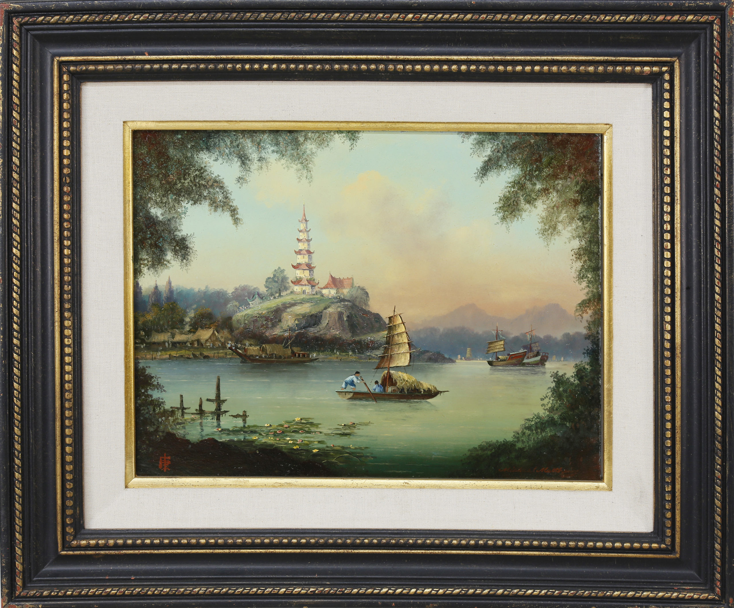 Michael Matthews Oil on Canvas Painting - Michael Matthews Chinese ...
