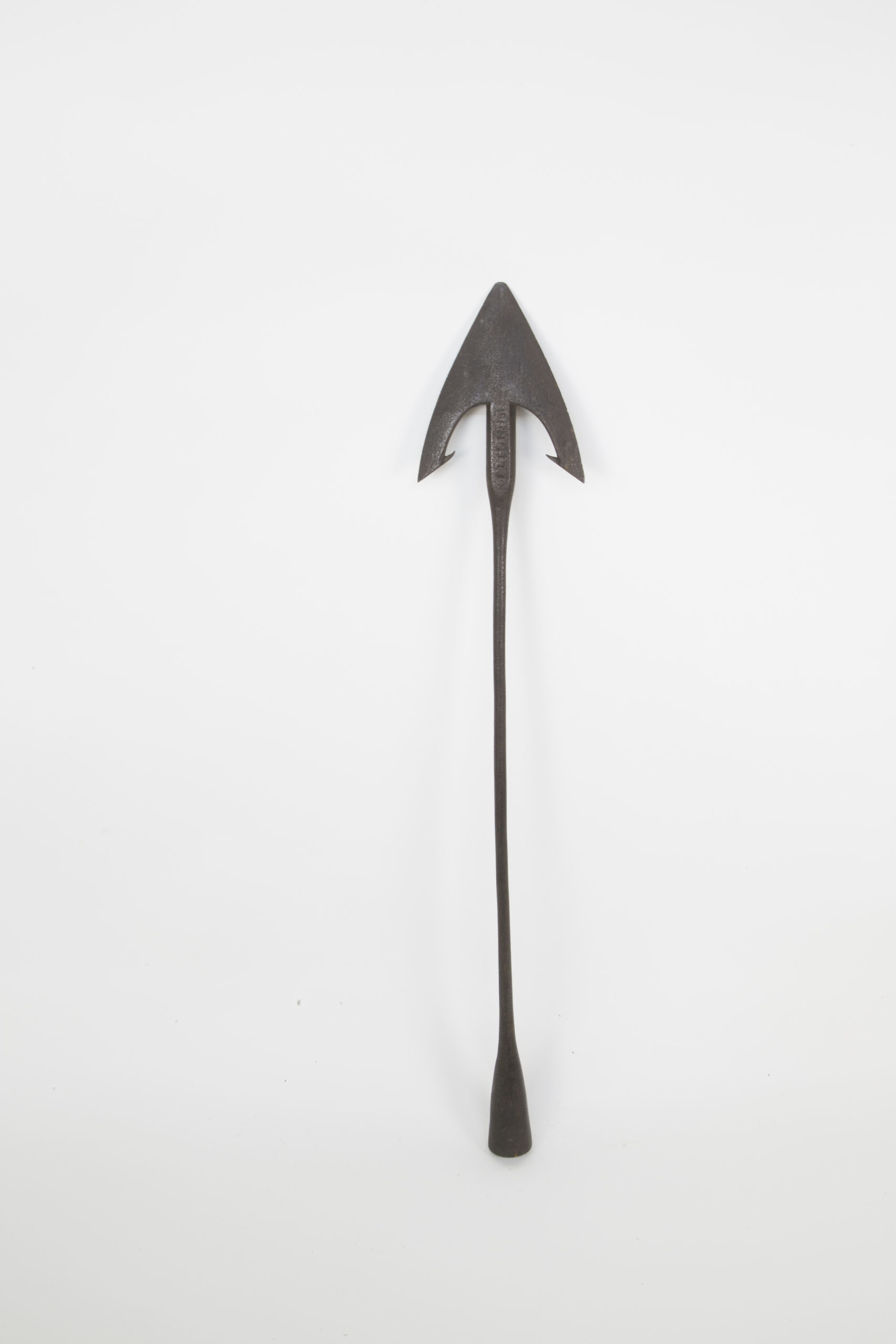 Signed Wrought Iron Double Flue Whaling Harpoon circa 1830 - Signed ...