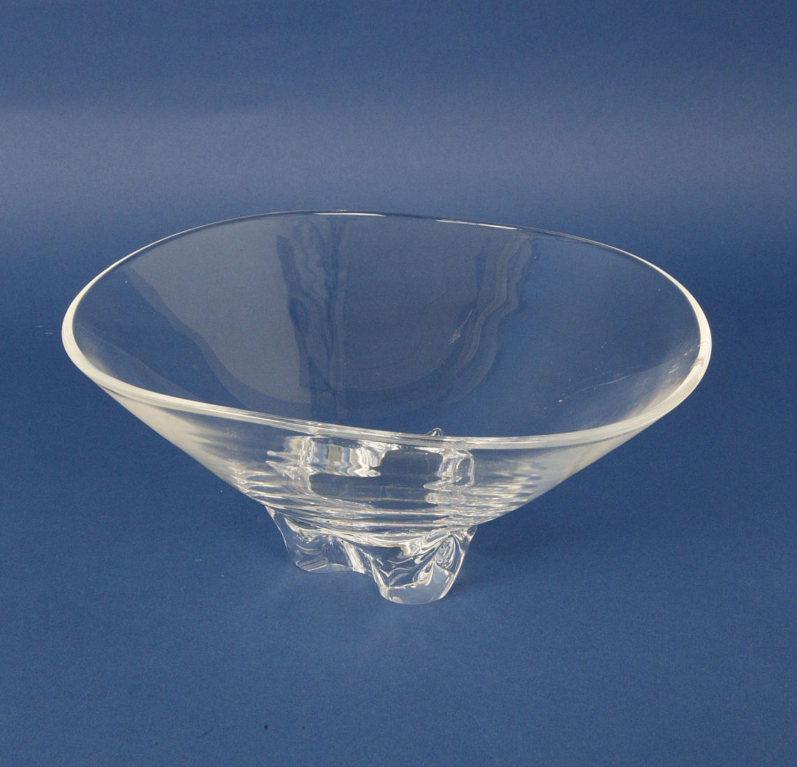 Signed Steuben Crystal Centerpiece Bowl - Signed Steuben Crystal ...