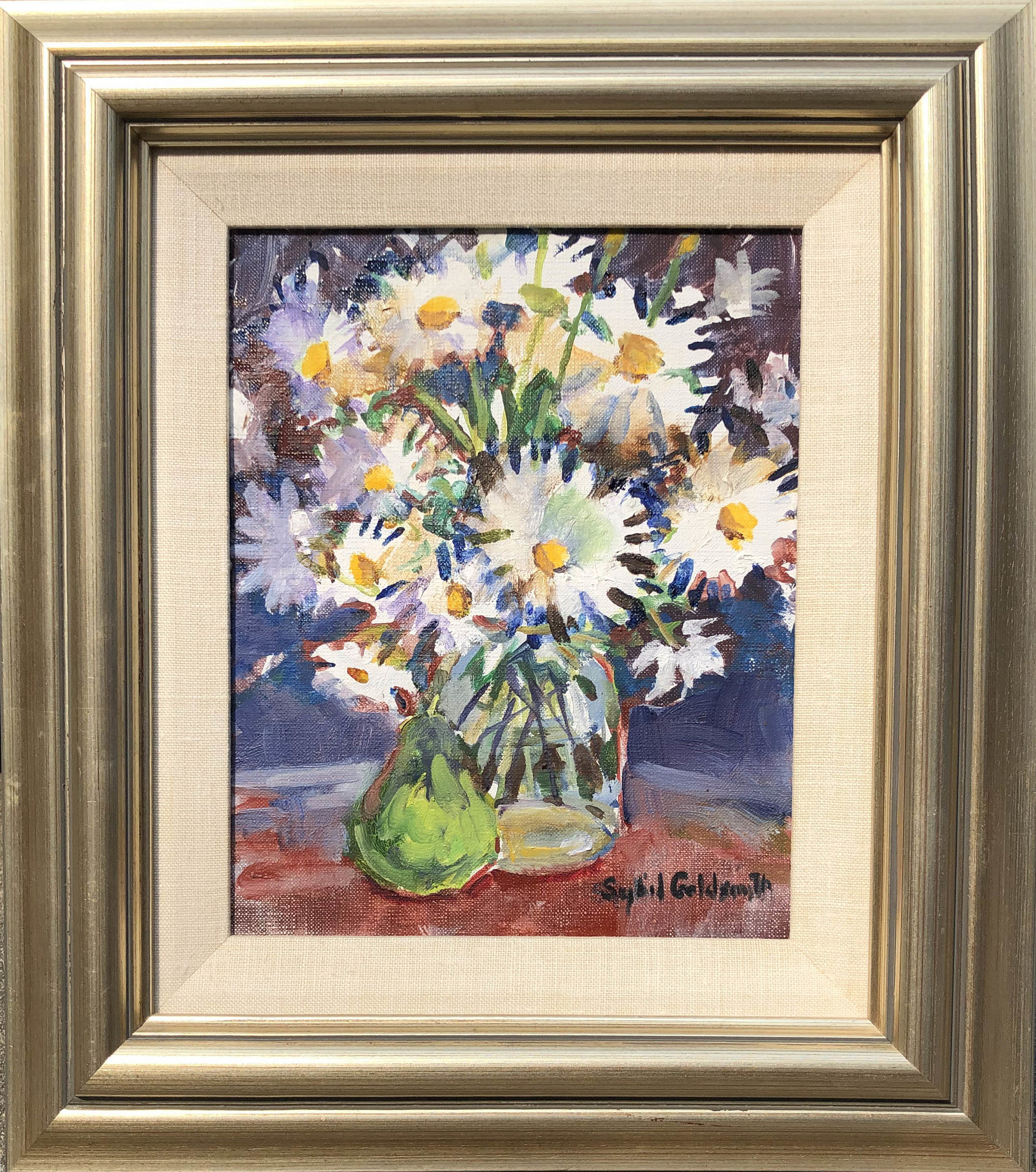 Sybil Goldsmith "Floral Still Life with Green Pear" - Sybil Goldsmith ...