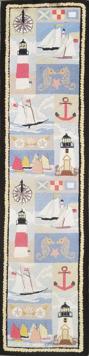 Claire Murray Nantucket Hooked Rug - Claire Murray Nantucket Nautical ...