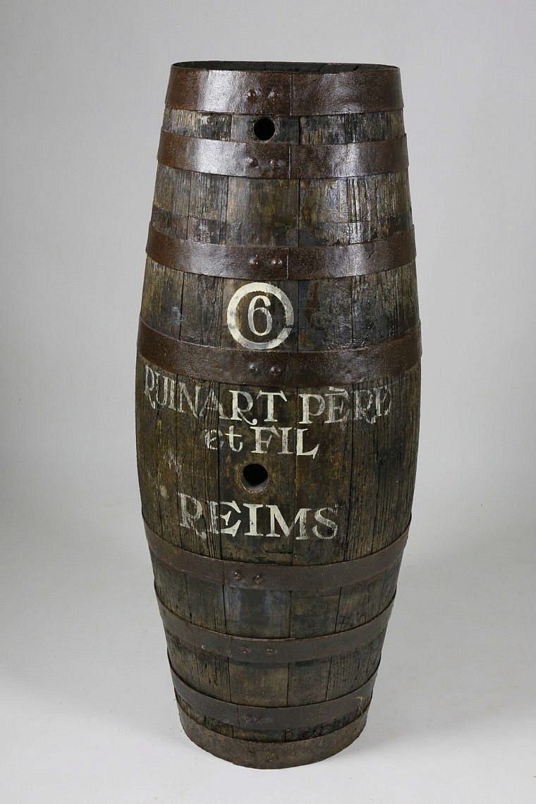 19th Century Wine Cask - 19th Century Oak and Iron Wine Cask - Rafael ...